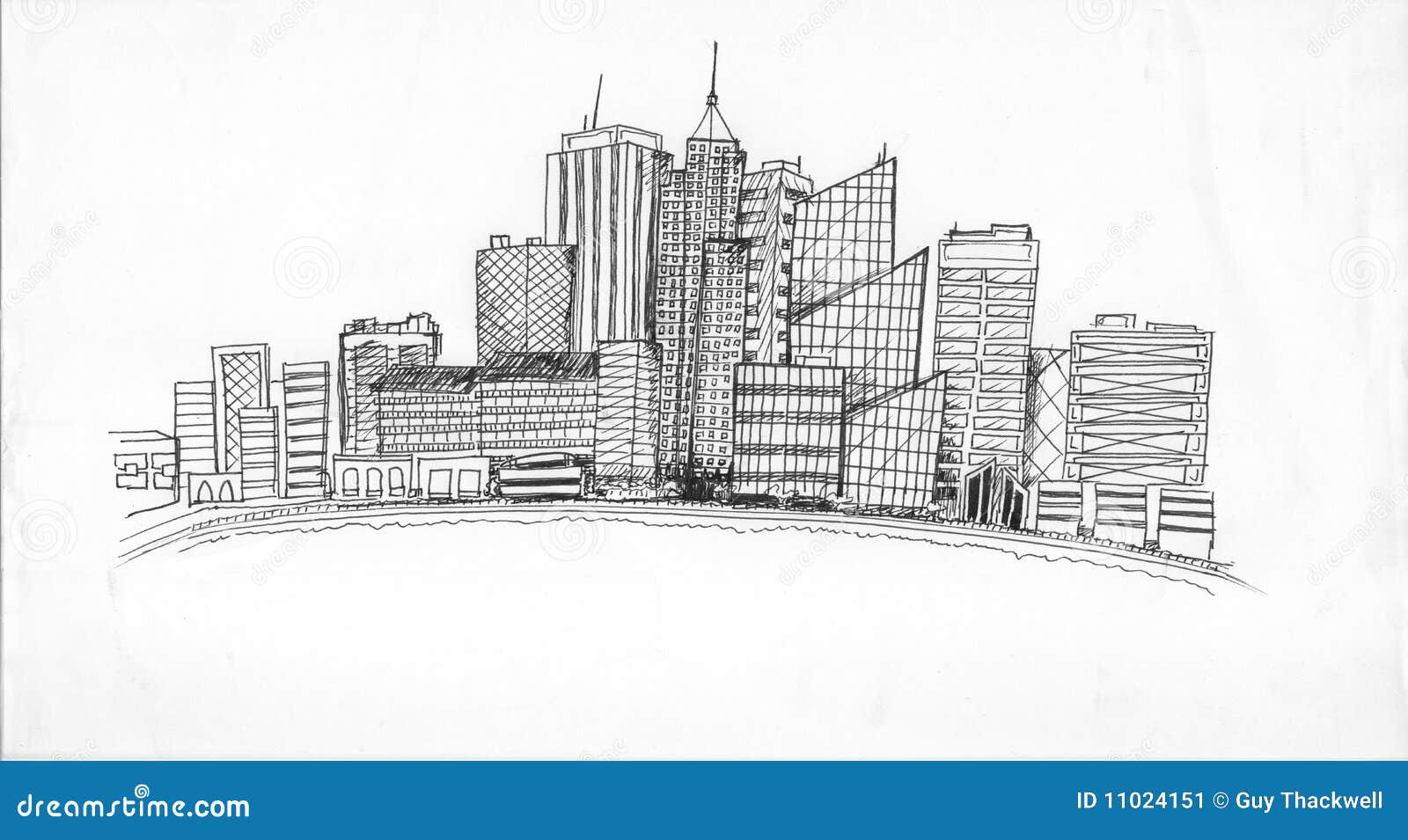 City life cityscape stock illustration. Illustration of architecture ...