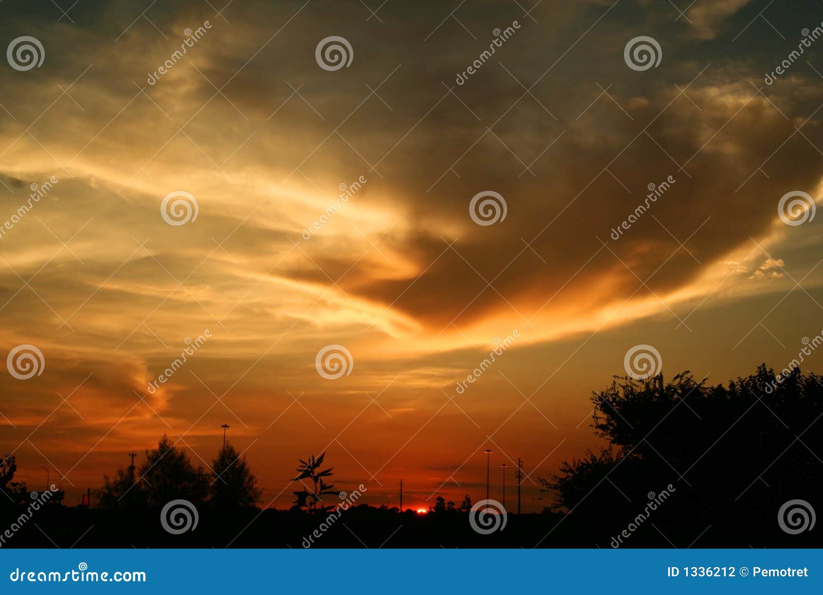 City Life Sunset stock photo. Image of colorful, color - 1336212