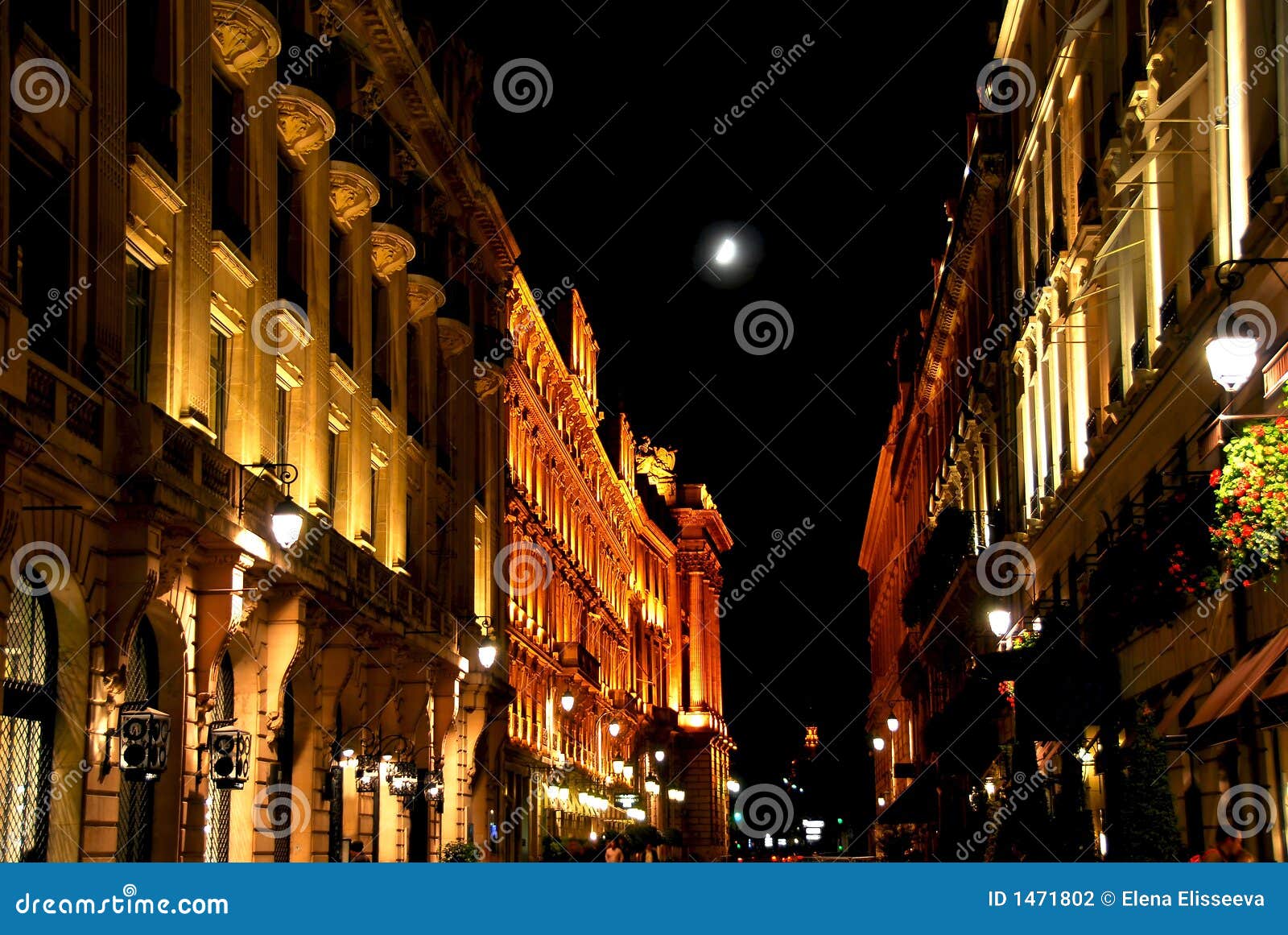 City of Light stock photo. Image of houses, attraction - 1471802