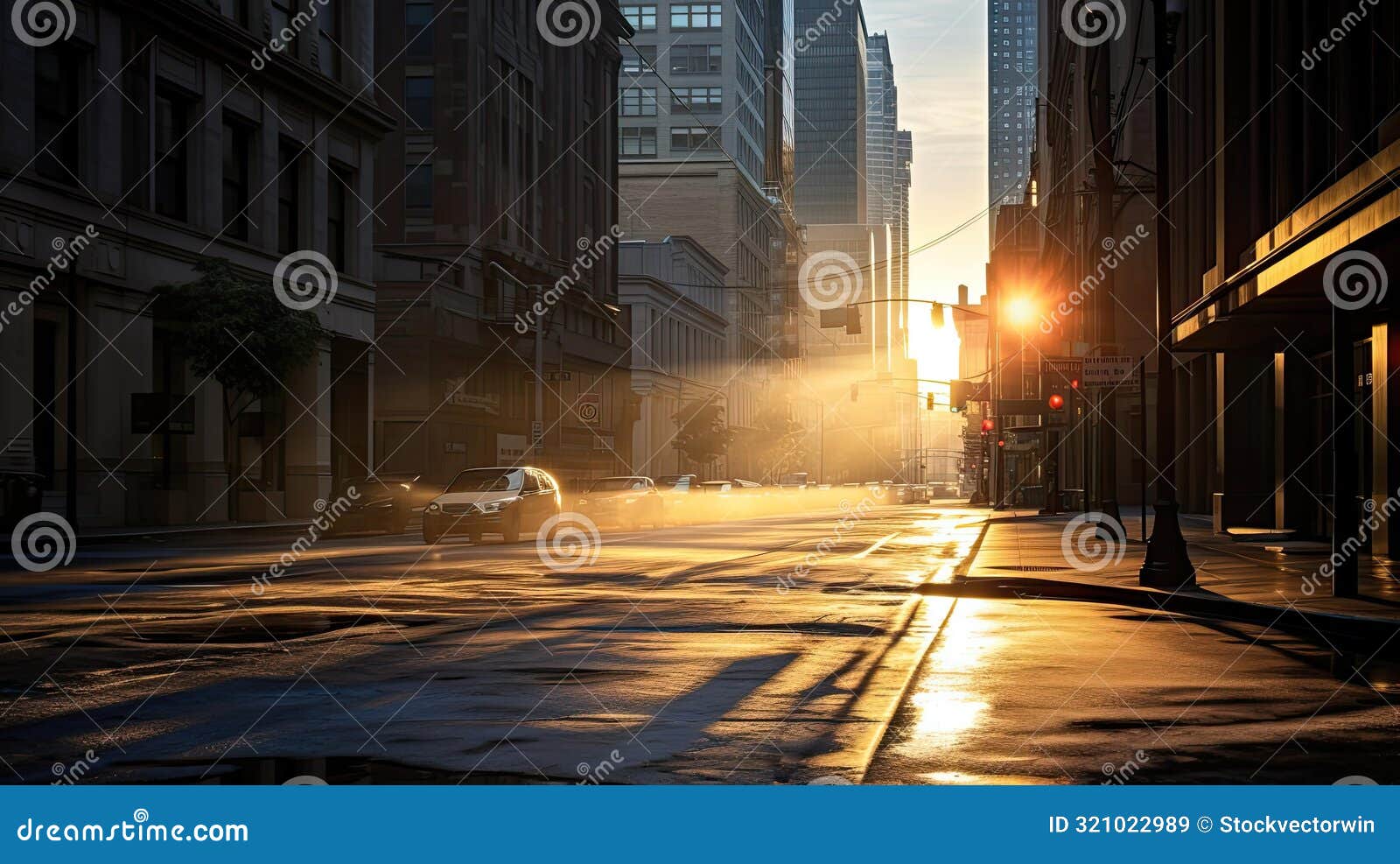 City light rays background stock illustration. Illustration of vibrant ...