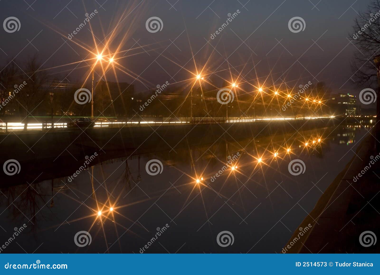 City lights like stars stock image. Image of landmark - 2514573