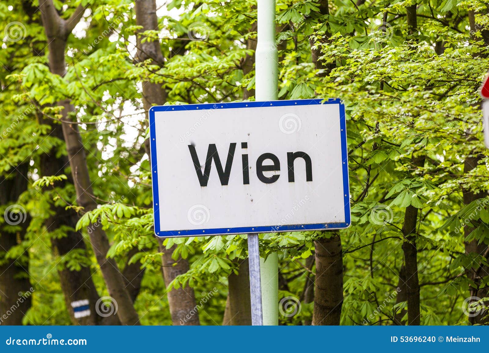 City limit of vienna stock photo. Image of border, vienna - 53696240