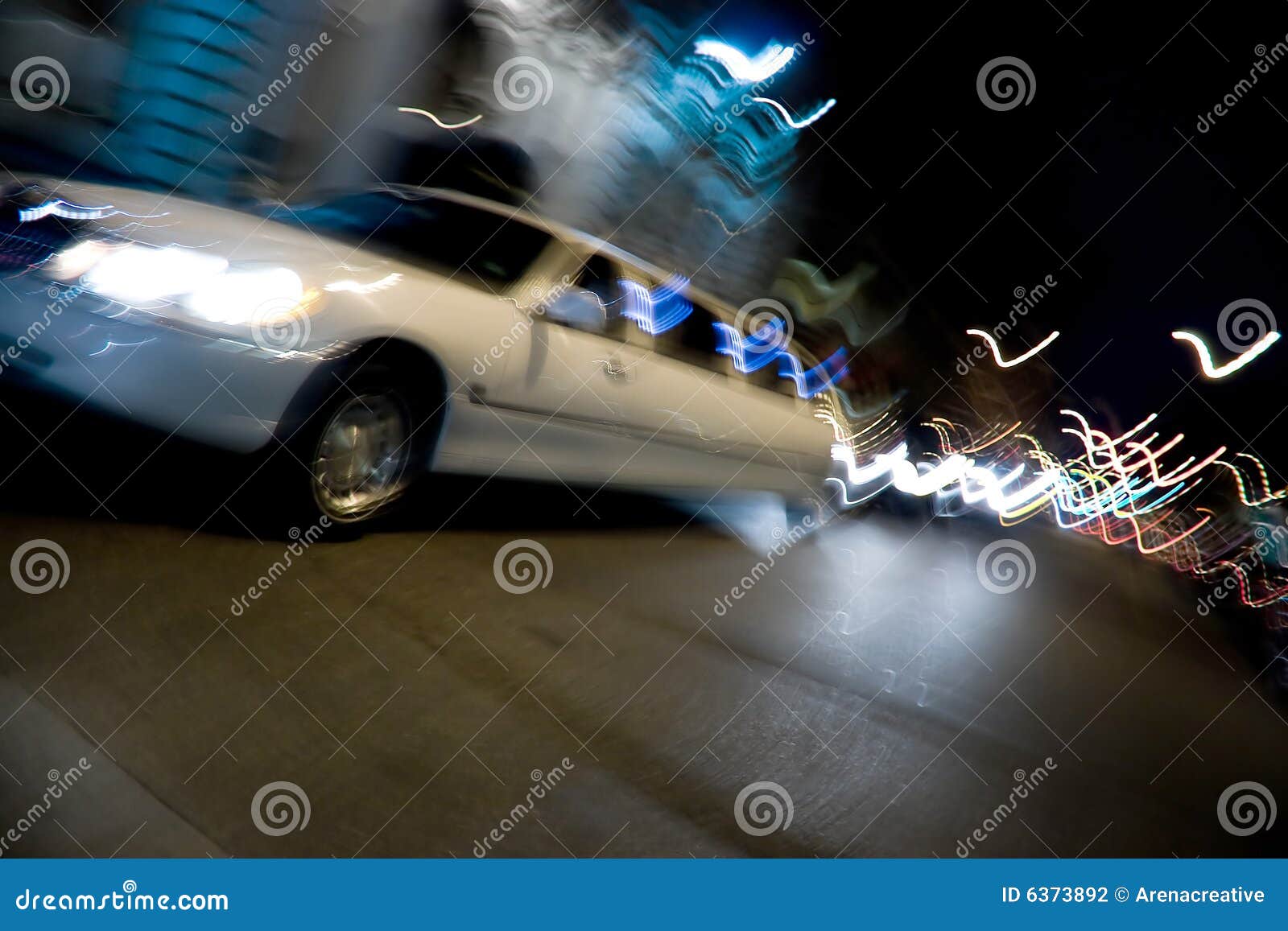 City Limo at Night stock photo. Image of hour, auto, club - 6373892