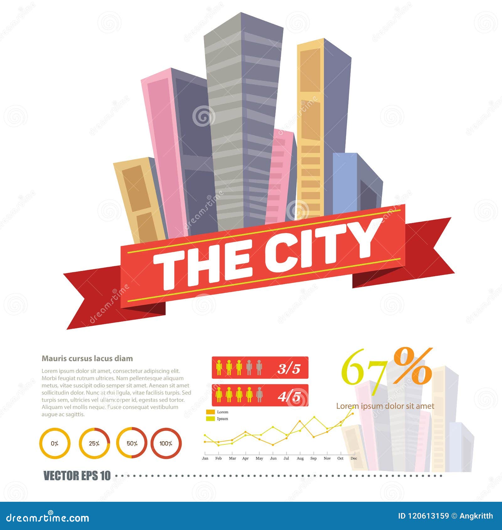City Logo with Label - Vector Stock Illustration - Illustration of ...