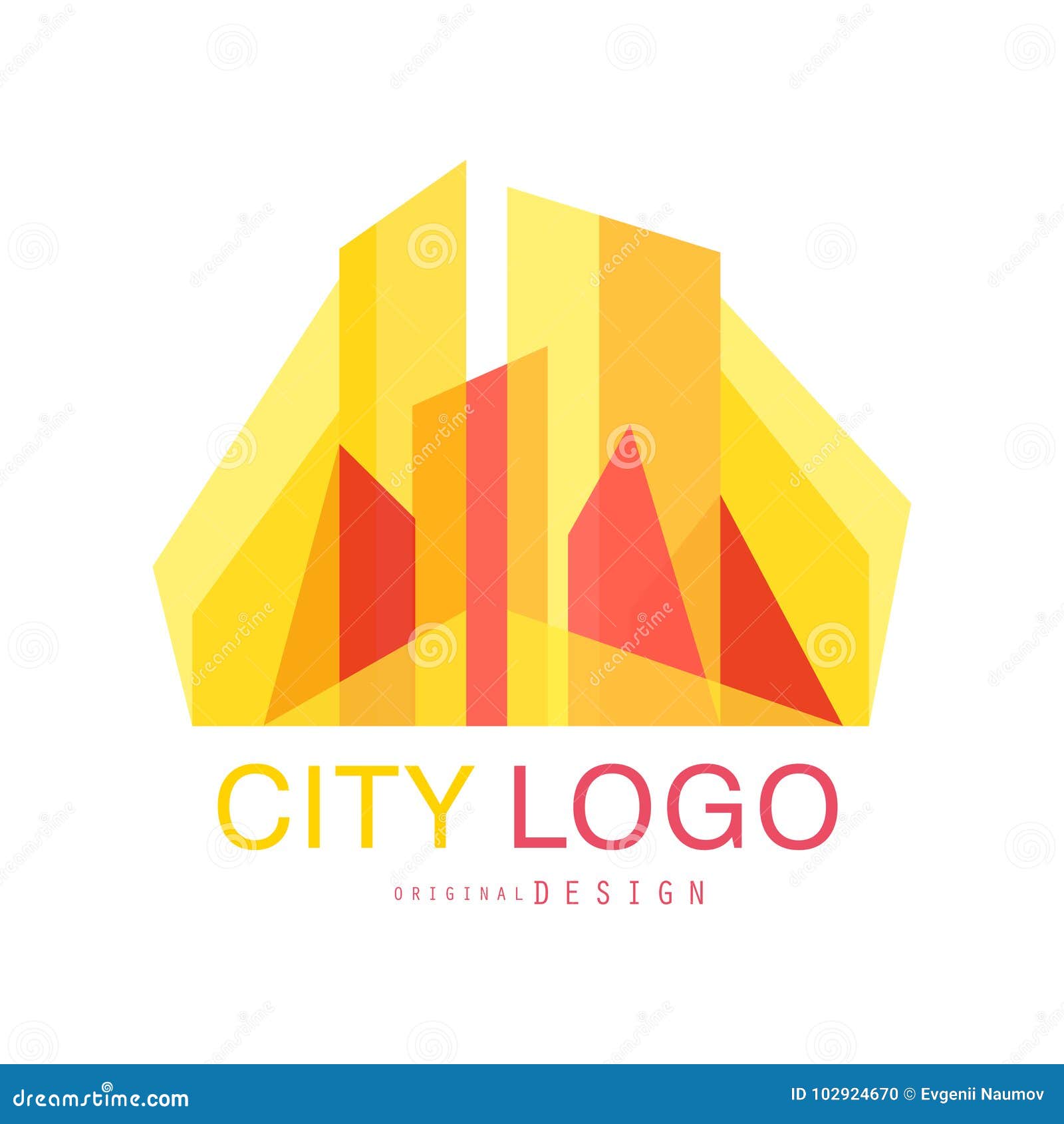 City Logo Original Design, Abstract City Building Concept Vector ...