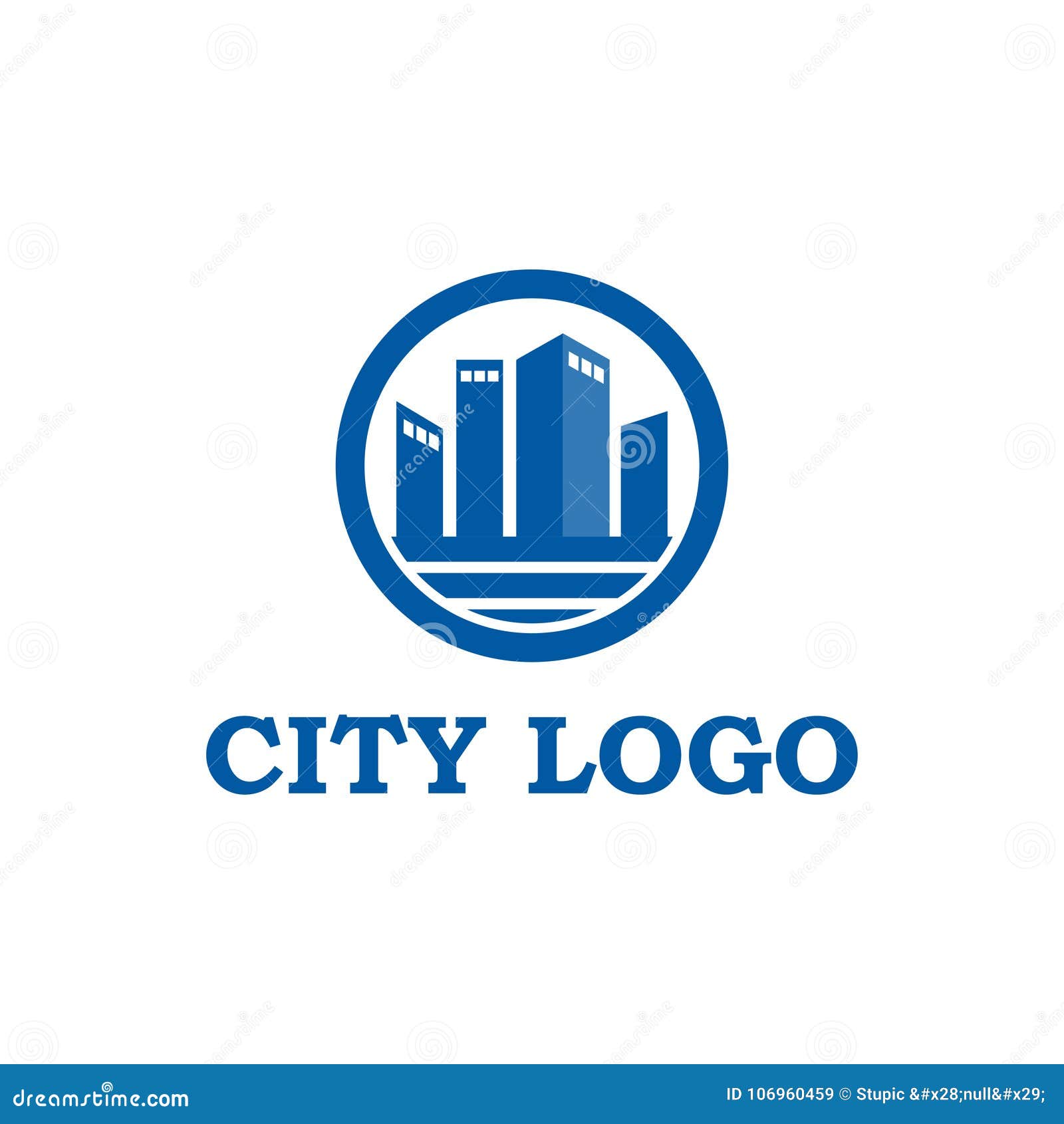 City Logo Vector Art Logo Template and Illustration Stock Illustration ...