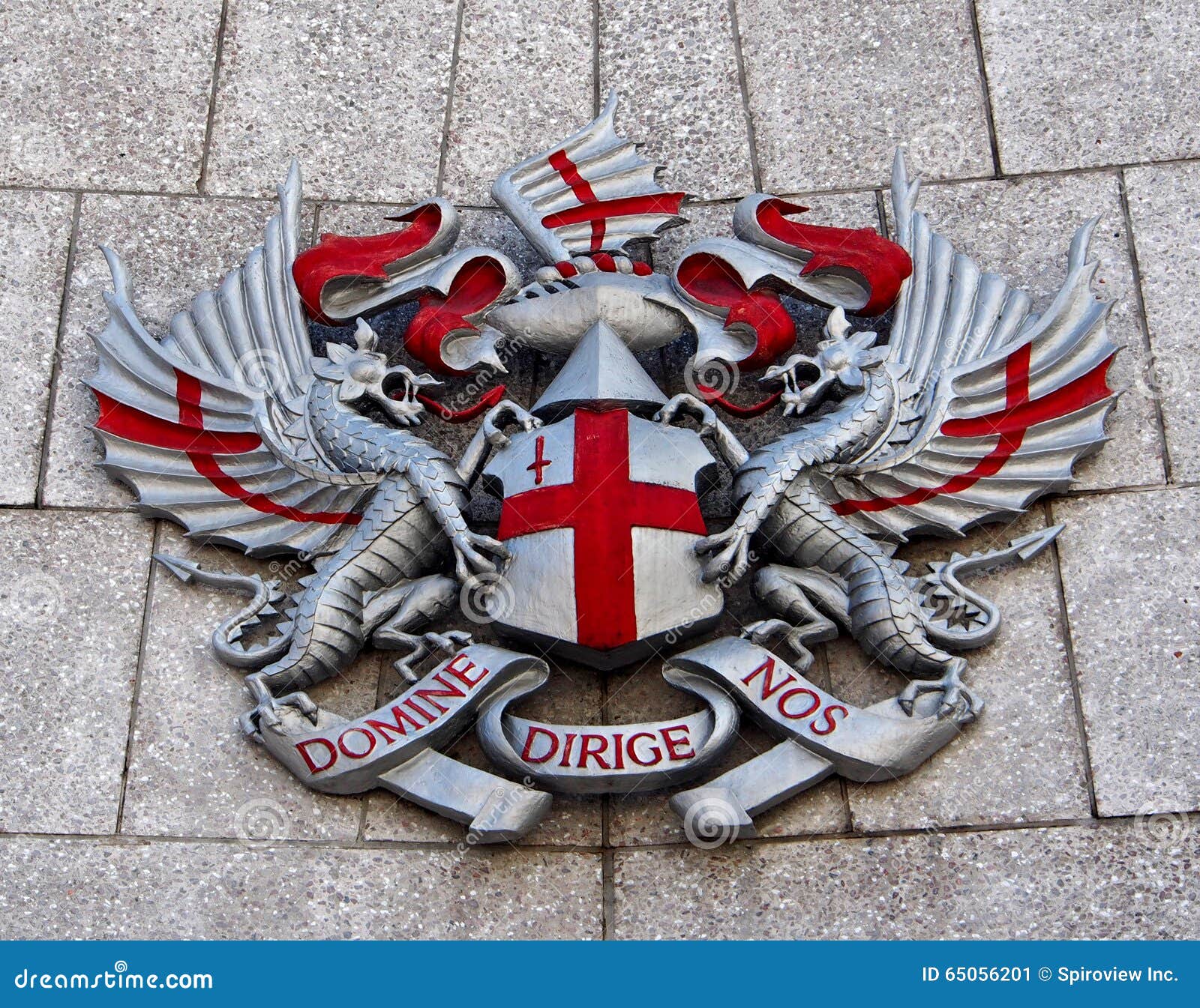The Coat Of Arms Depicted In Polish Zloty. A Coin On A White Background ...