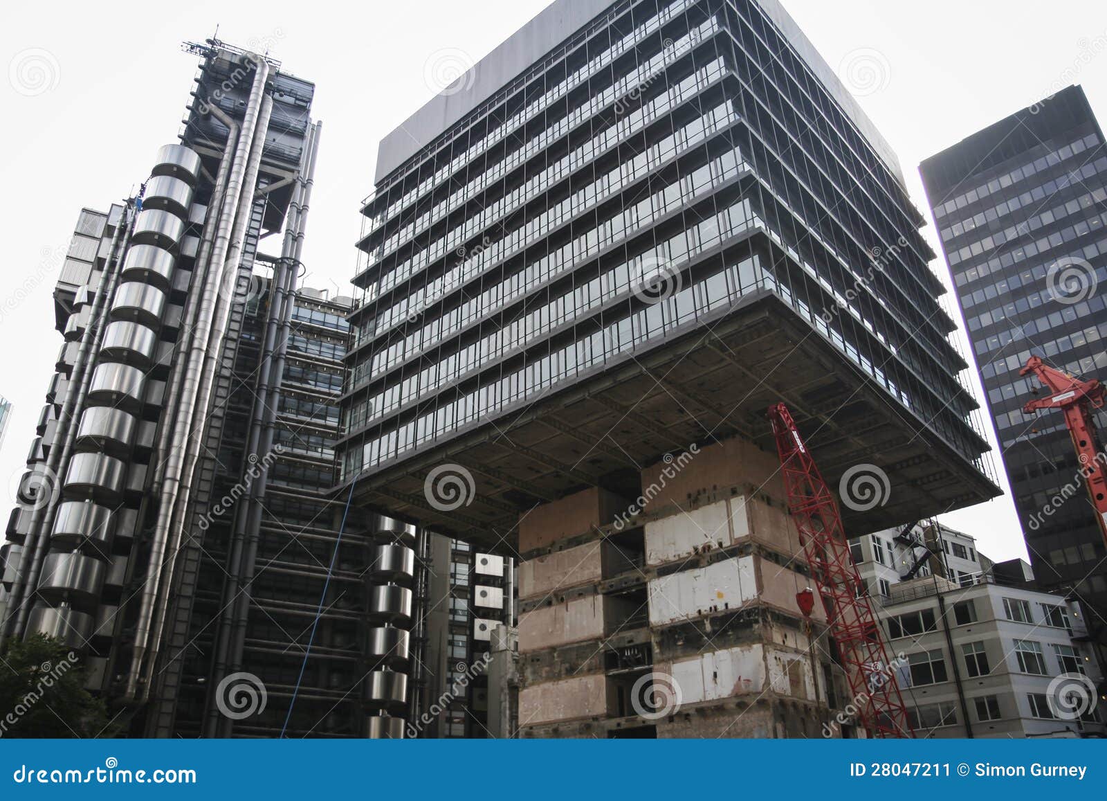 City of London Office Building Architecture Uk Stock Image - Image of ...