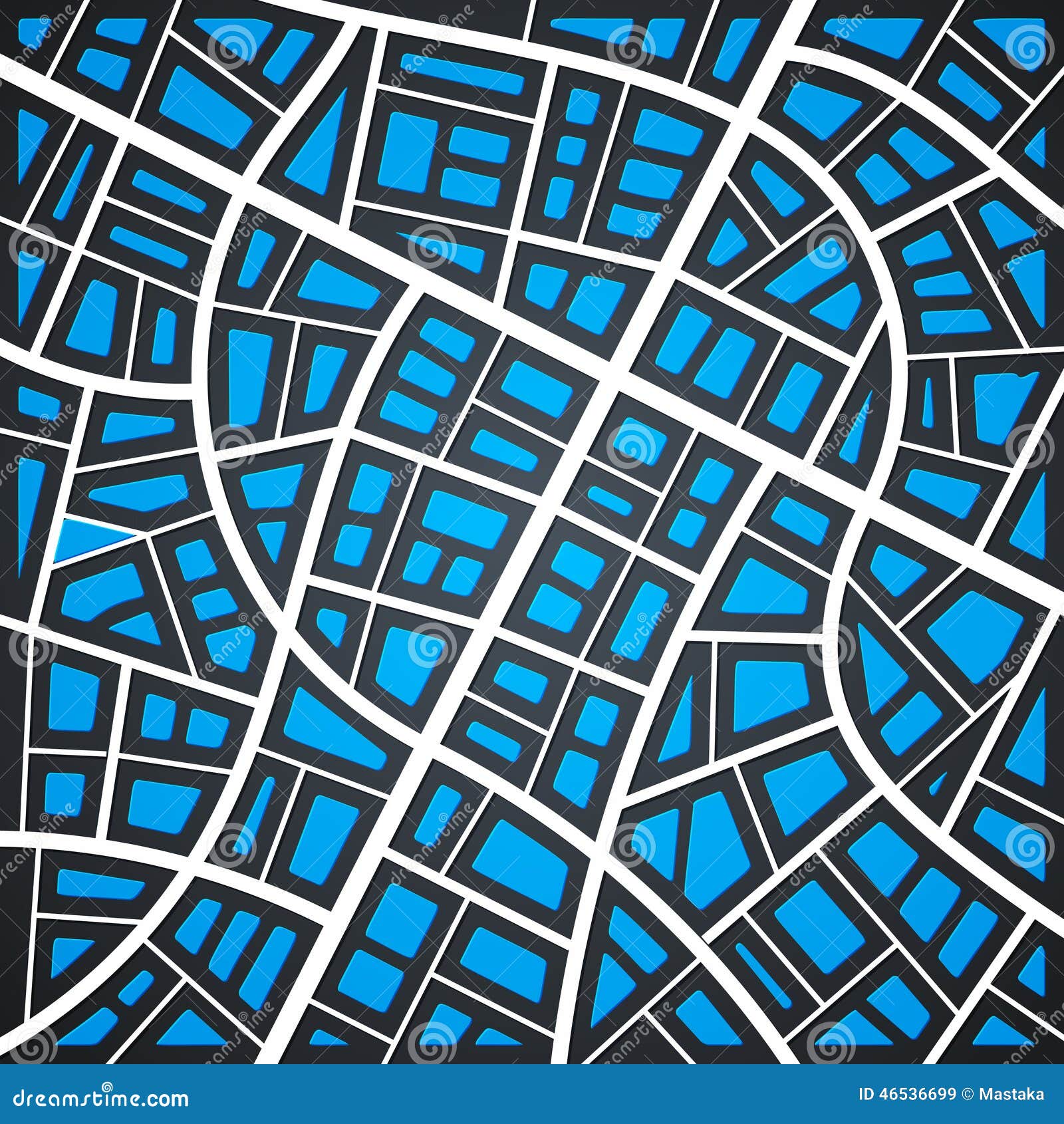 City Map stock vector. Illustration of icon, background - 46536699