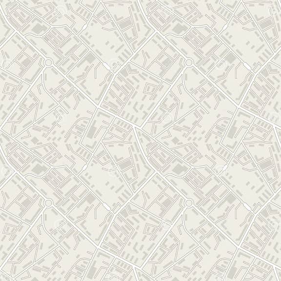 City Map Abstract Seamless Pattern Vector Stock Vector - Illustration ...