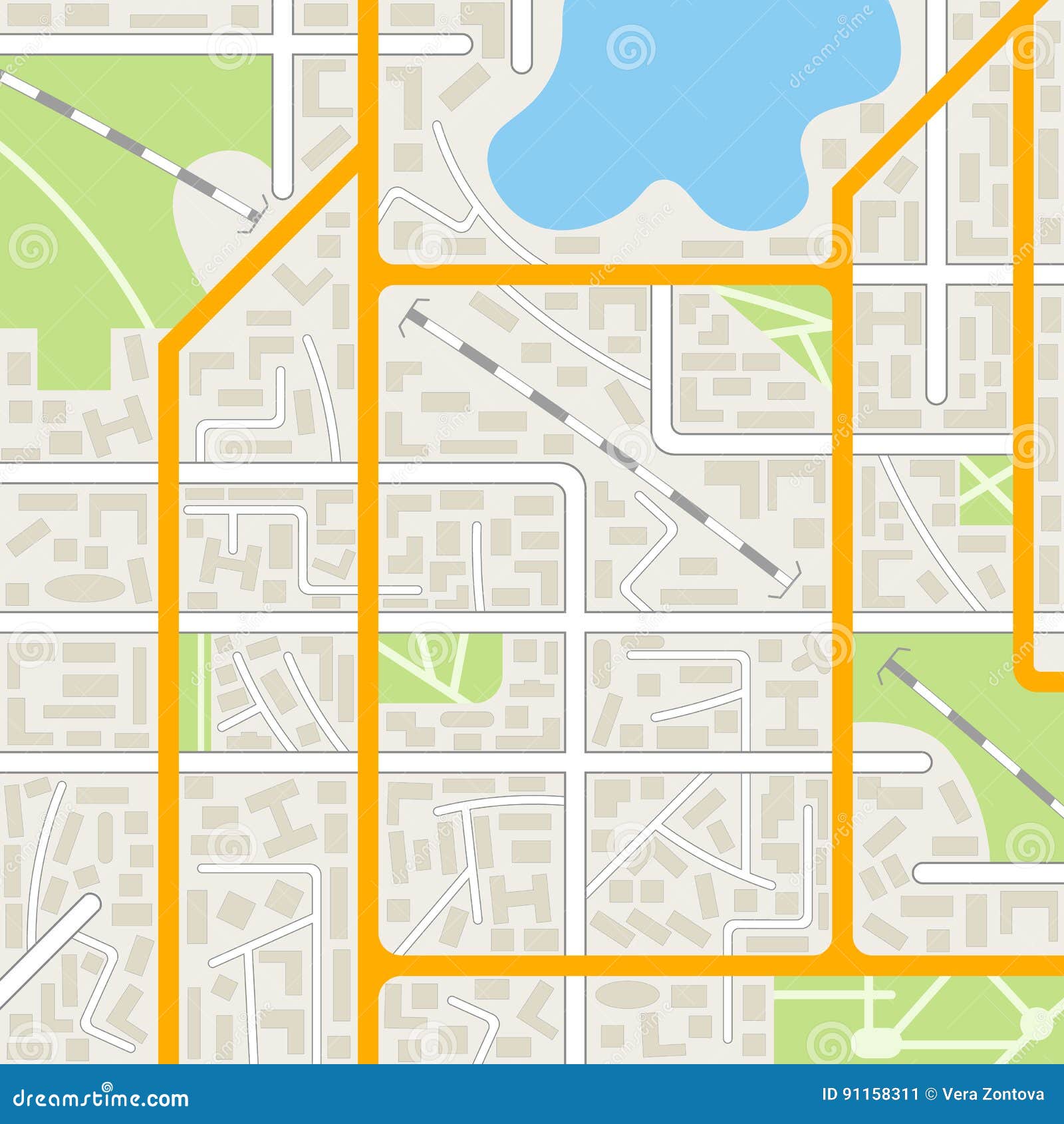 City map background. stock vector. Illustration of destination - 91158311