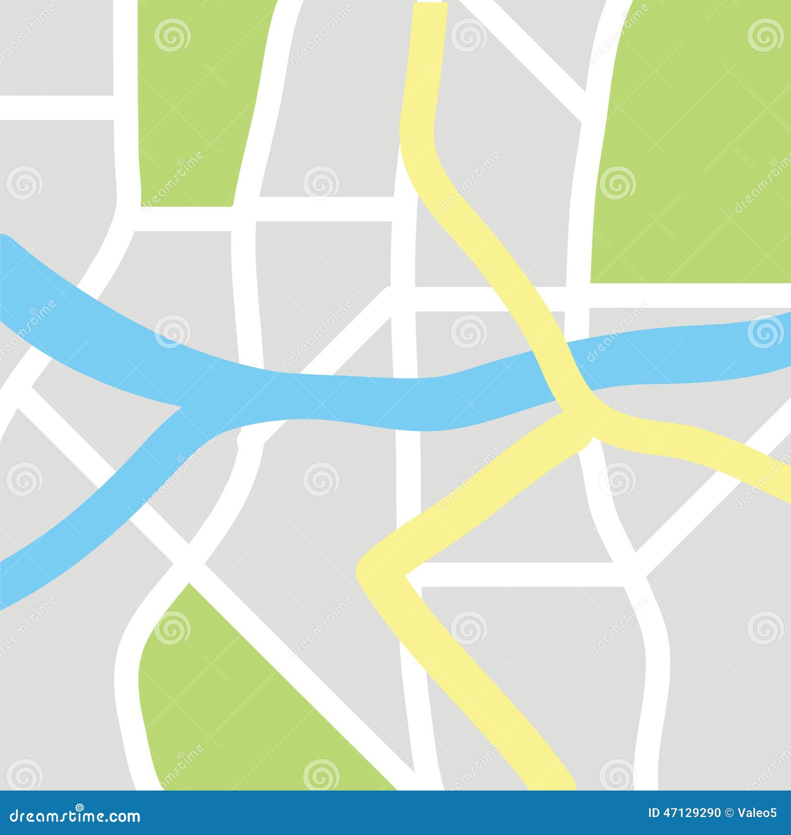 City map stock vector. Illustration of large, graphic - 47129290