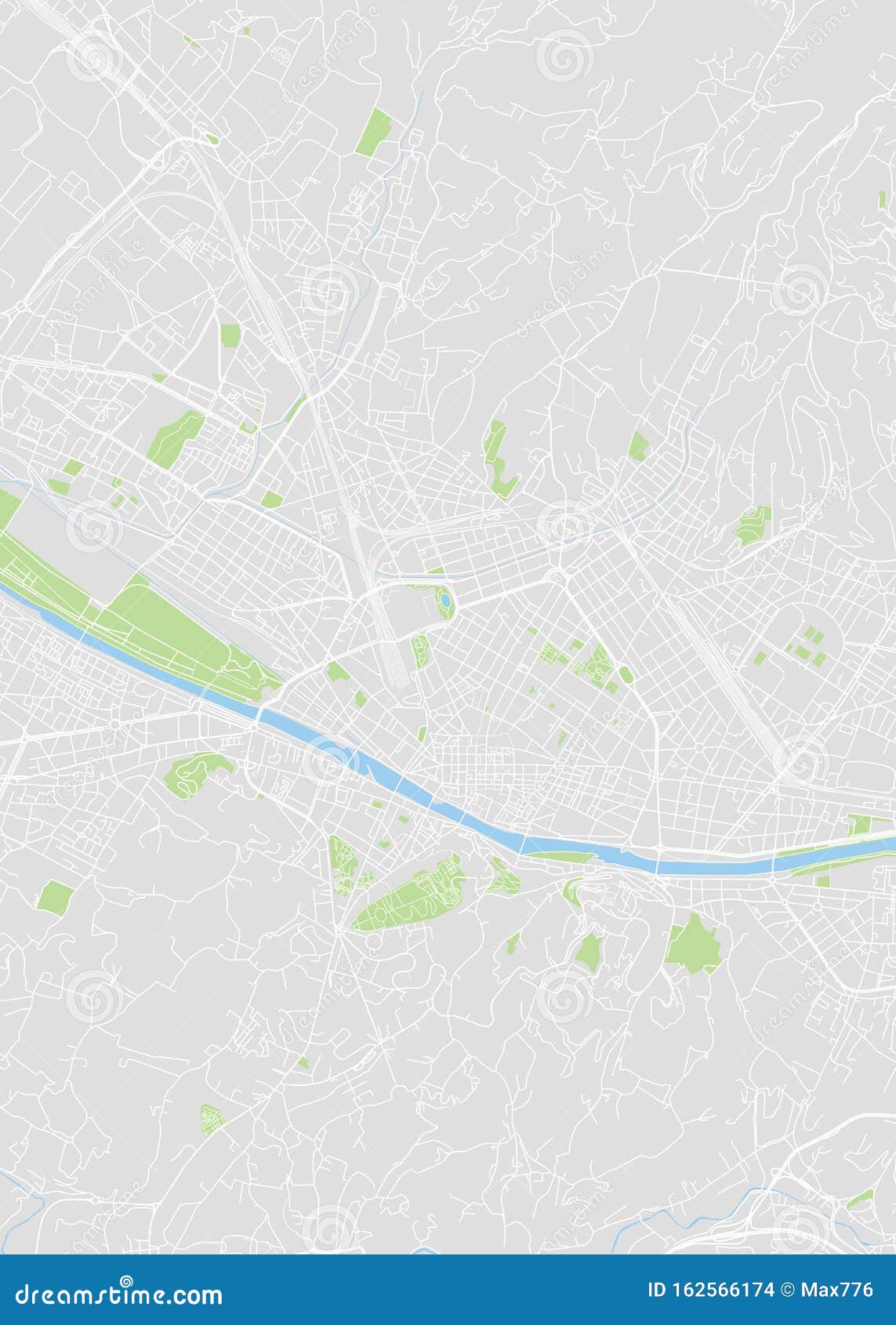 City Map Florence, Color Detailed Plan, Vector Illustration Stock ...