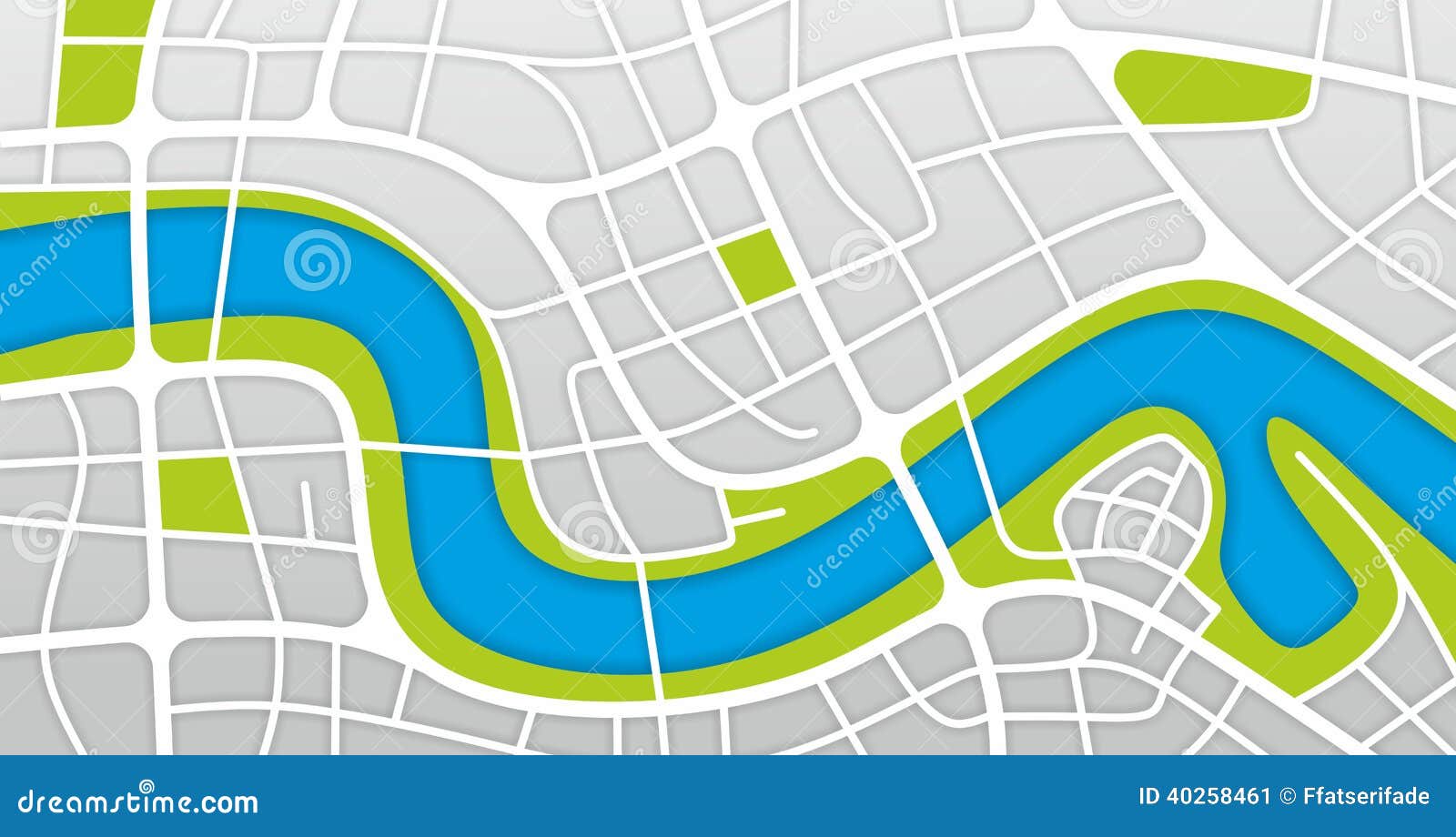 City map stock illustration. Illustration of orientation - 40258461