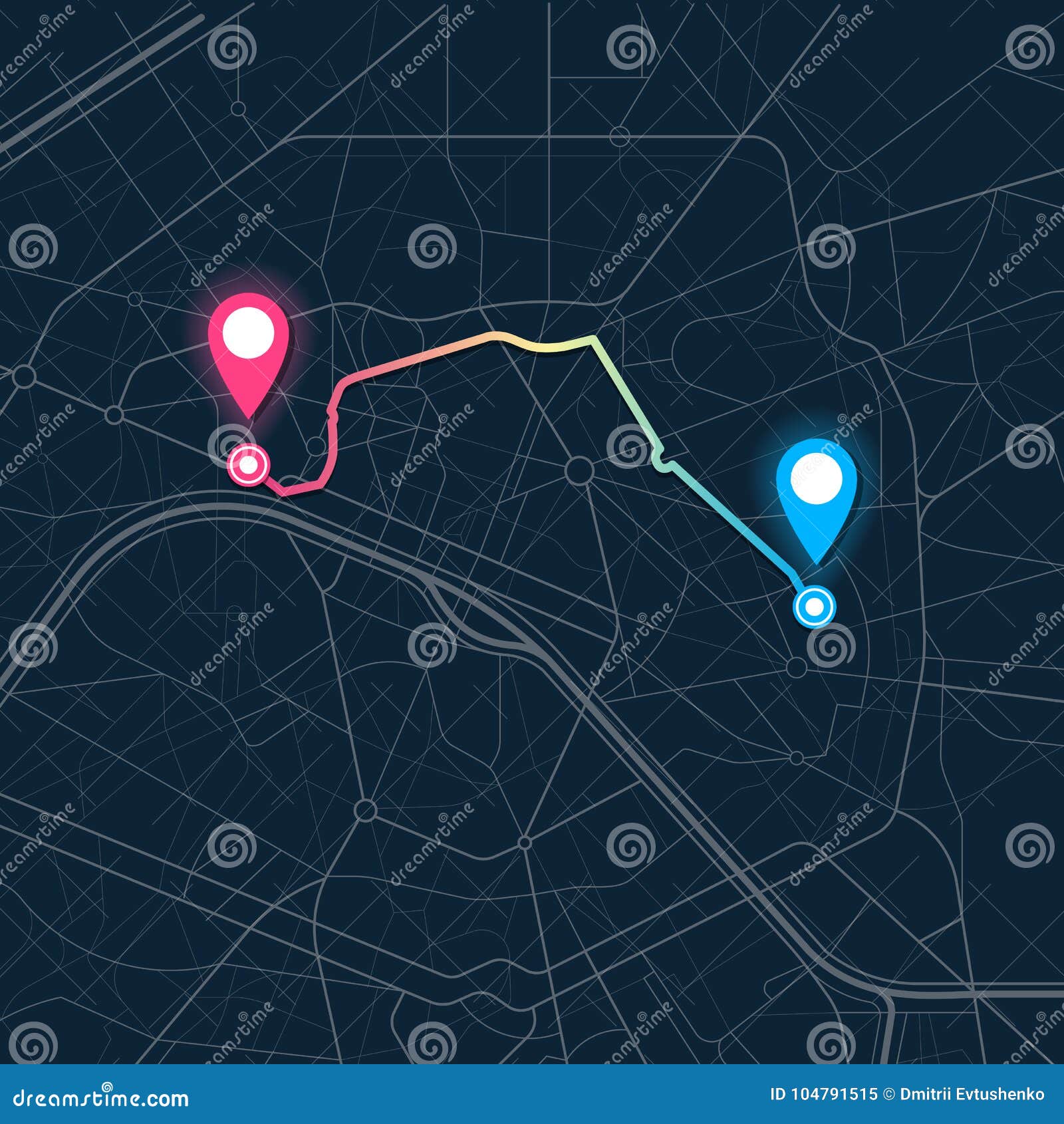 City map navigation stock vector. Illustration of business - 104791515