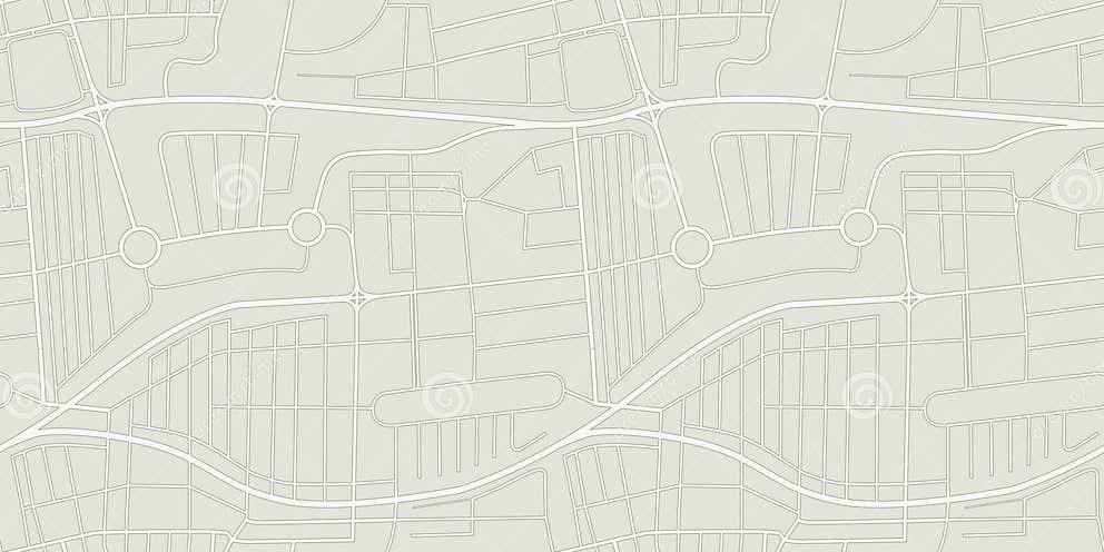 City Map Road Plan Graphic Print Background Stock Vector - Illustration ...