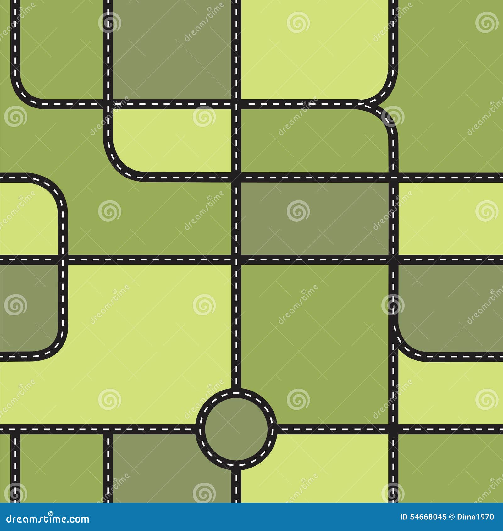 City map seamless pattern stock vector. Illustration of background ...