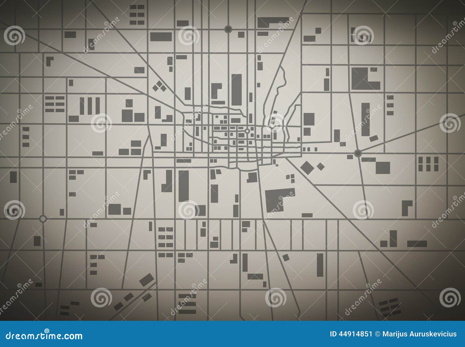 CITY MAP stock illustration. Illustration of detailed - 44914851