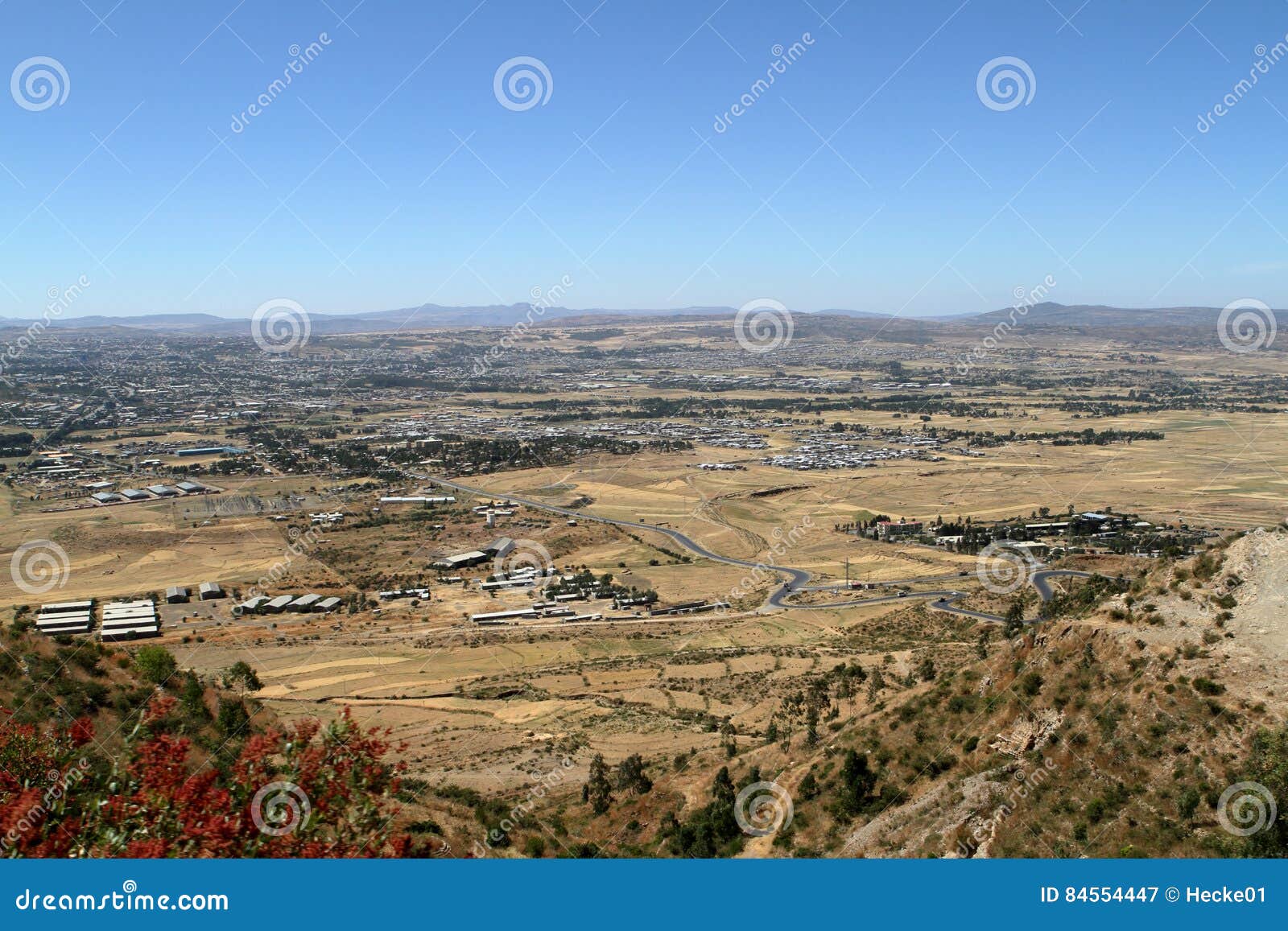 The City of Mekele in Ethiopia Stock Image - Image of plain, mountain ...