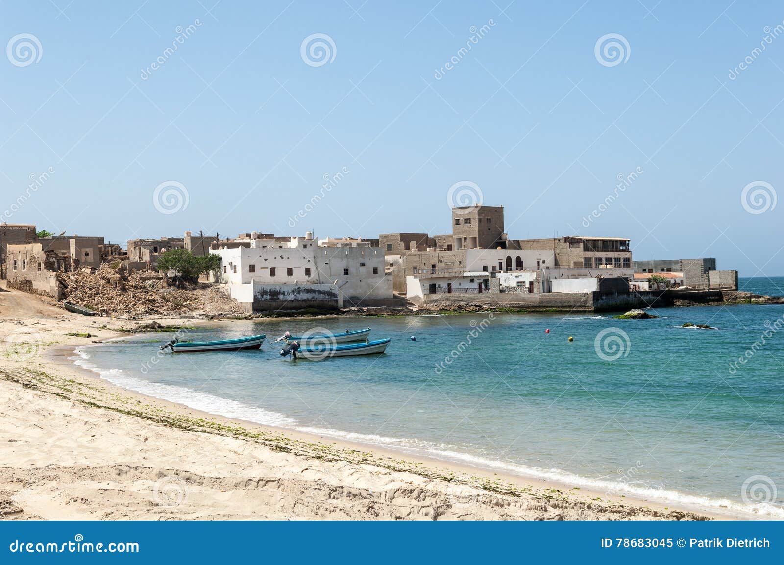 City of Mirbat, Salalah, Mirbat, Oman Stock Image - Image of coast ...