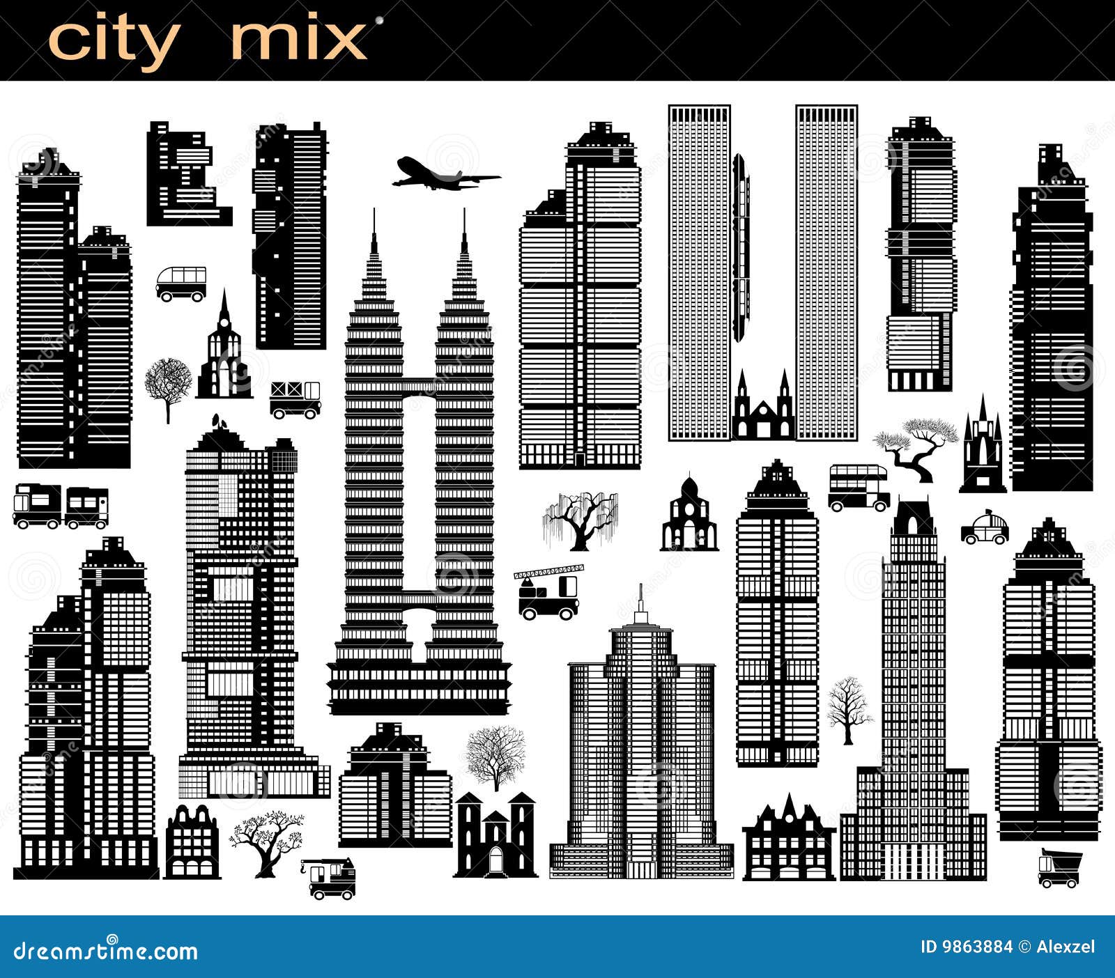 City Mix Stock Illustrations – 1,286 City Mix Stock Illustrations ...