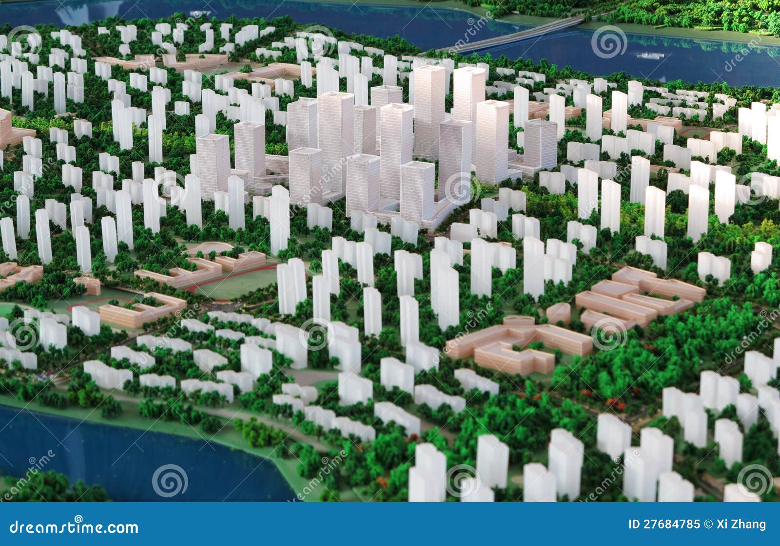 City Model stock image. Image of building, model, view - 27684785