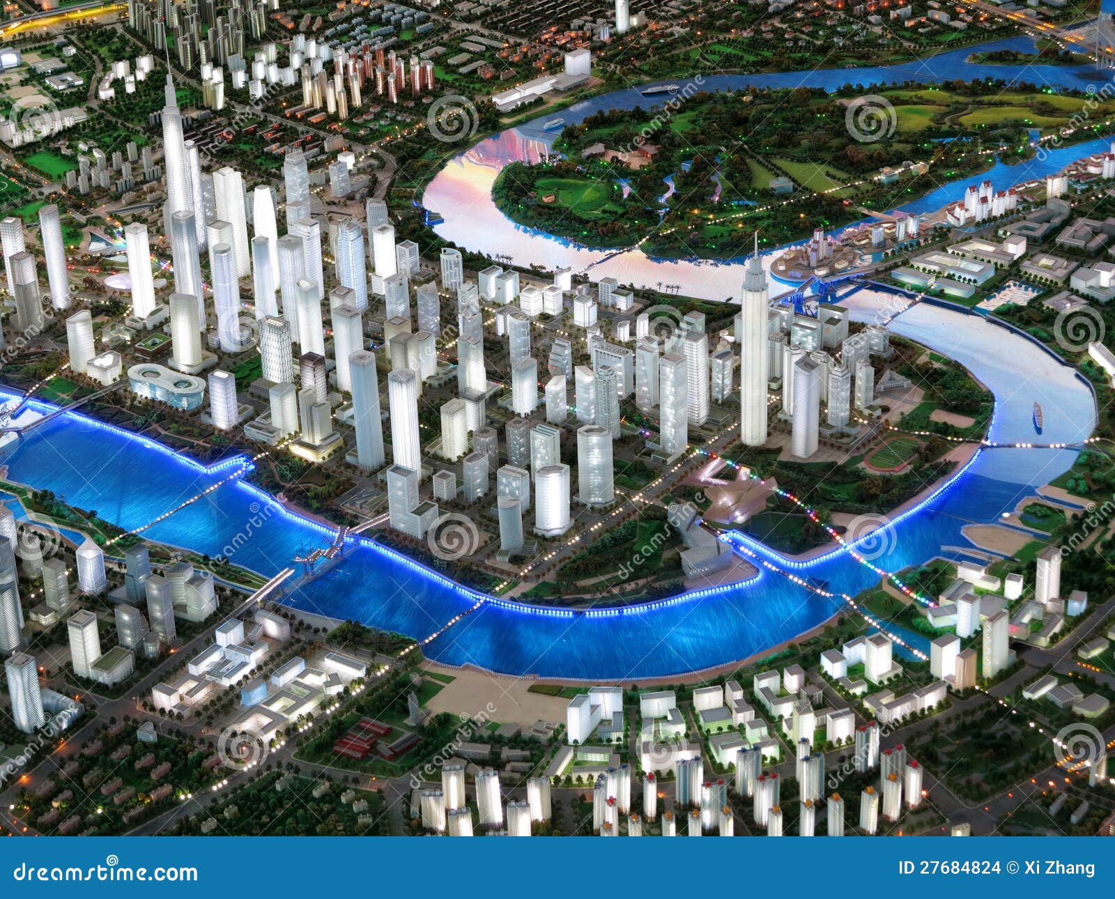 City Model stock photo. Image of travel, view, model - 27684824