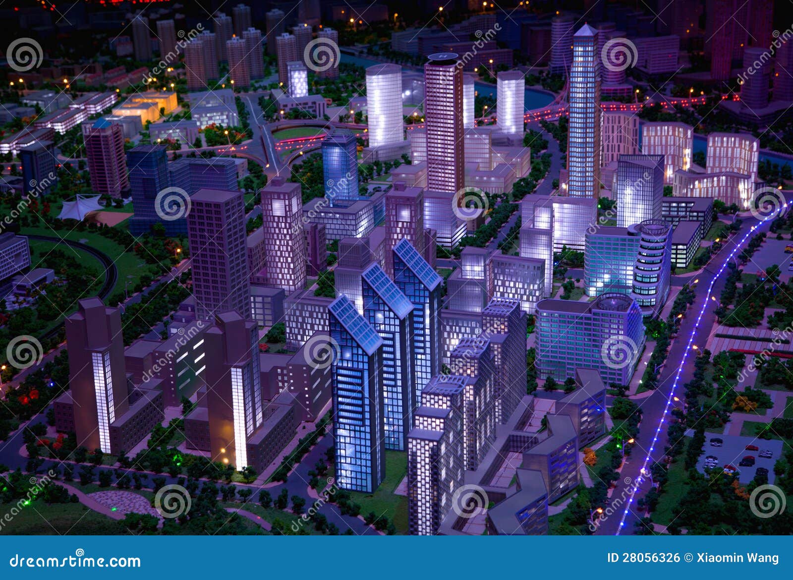 City model stock photo. Image of real, construction, architect - 28056326