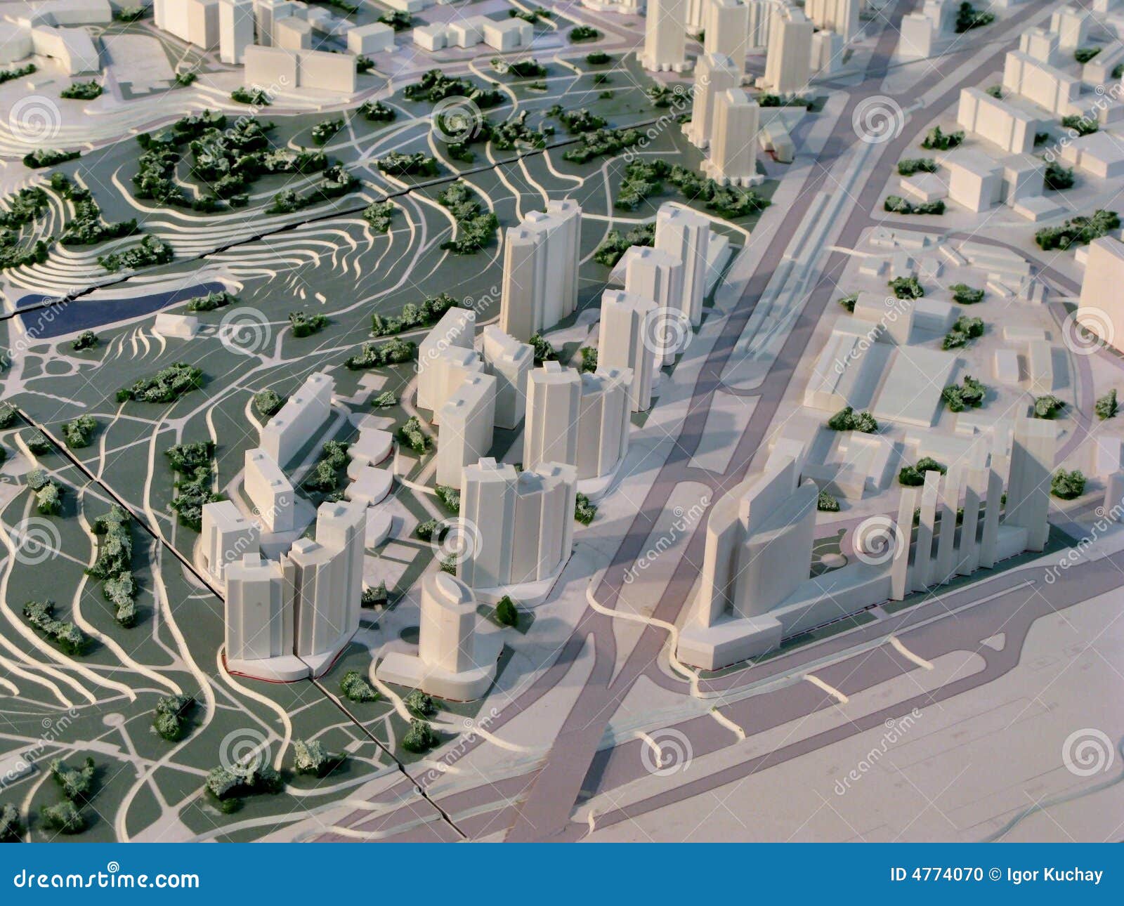 City model stock photo. Image of architecture, artificial - 4774070