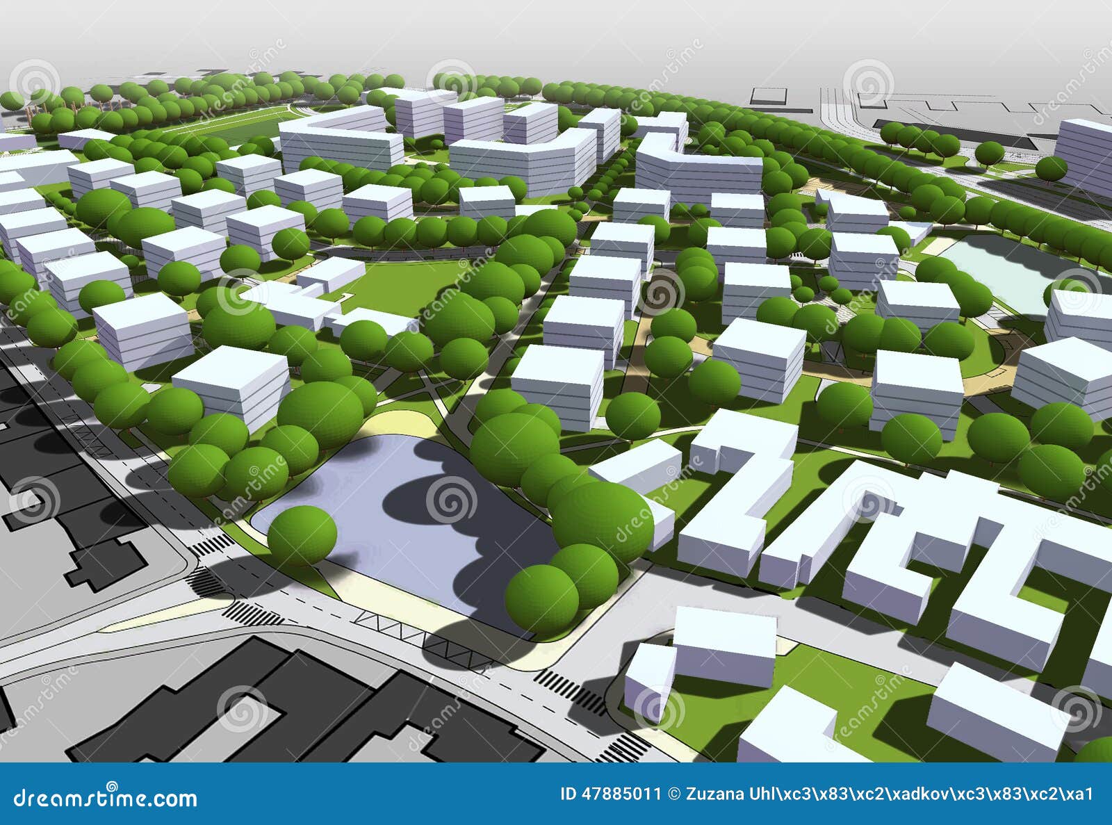 City model stock illustration. Illustration of pattern - 47885011
