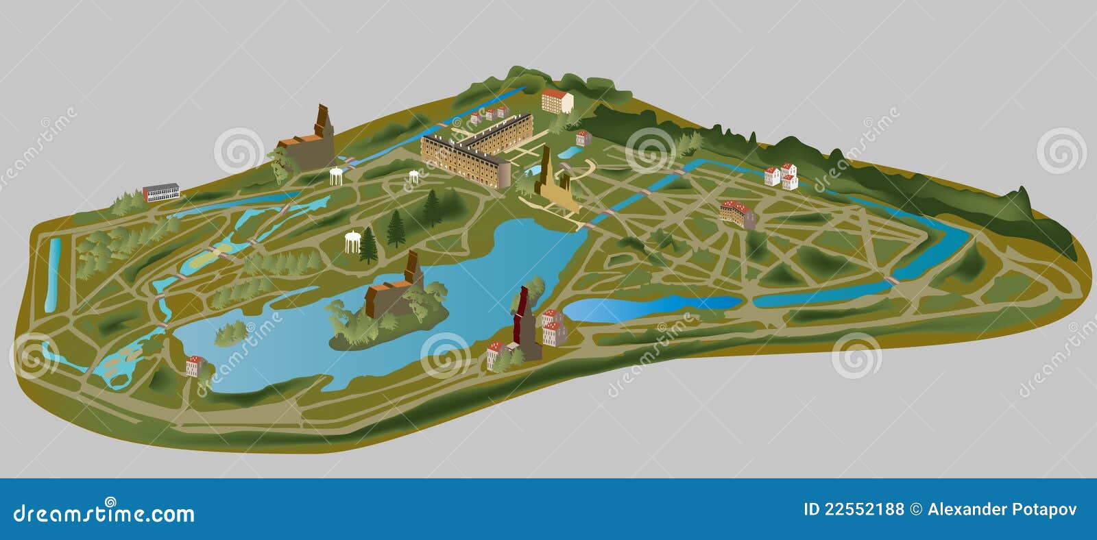 City model illustration stock vector. Illustration of skyline - 22552188