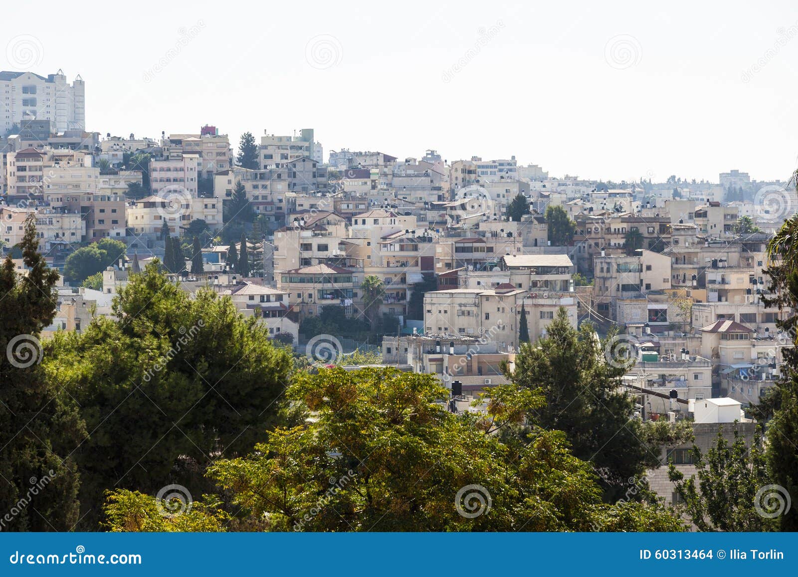 The City of Nazareth. Israel Stock Photo - Image of religion, high ...