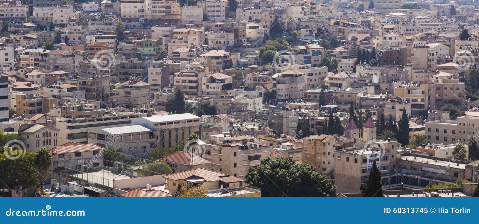 The City of Nazareth. Israel Stock Image - Image of religion, sacred ...