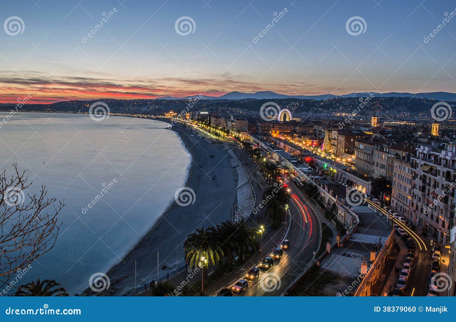 City of Nice stock photo. Image of light, french, azur - 38379060