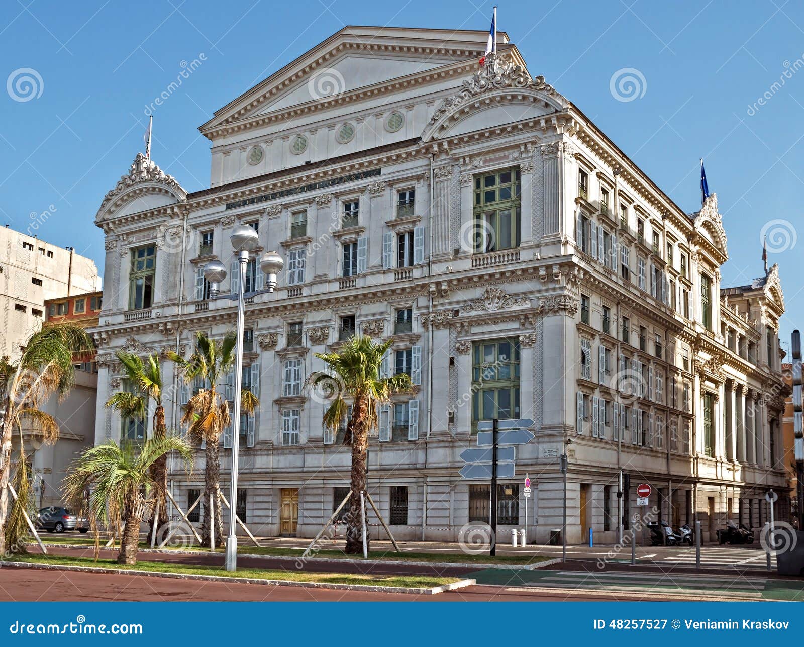 City of Nice - Opera De Nice Stock Image - Image of azur, tourism: 48257527