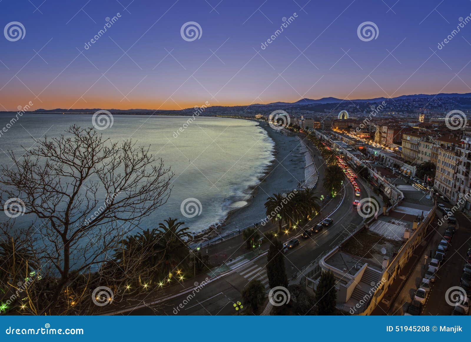 City of Nice stock photo. Image of french, mediterranean - 51945208