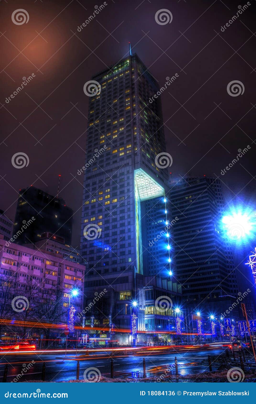 City night life stock photo. Image of modern, agglomeration - 18084136