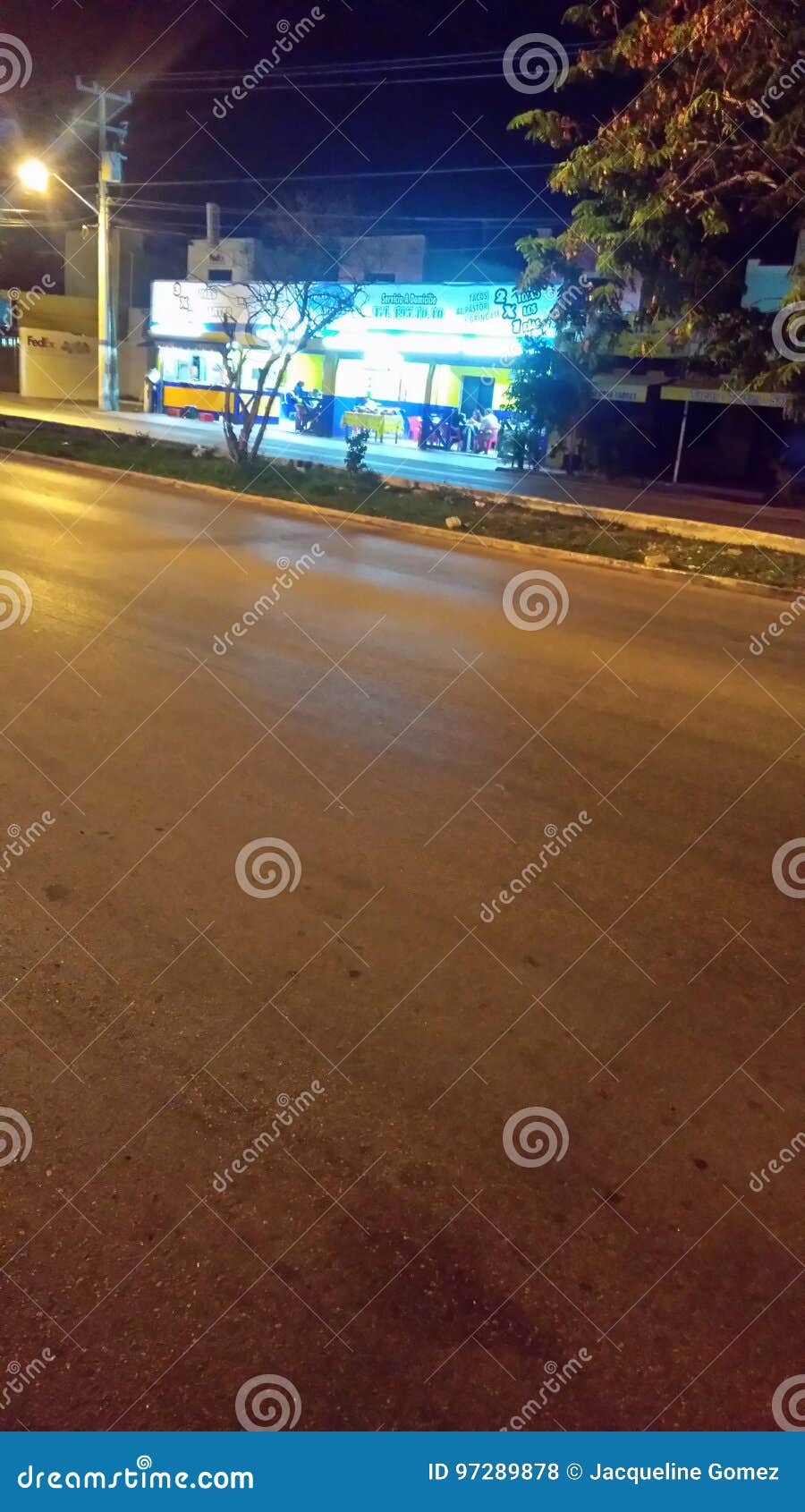 City Night editorial stock photo. Image of merida, mexico - 97289878