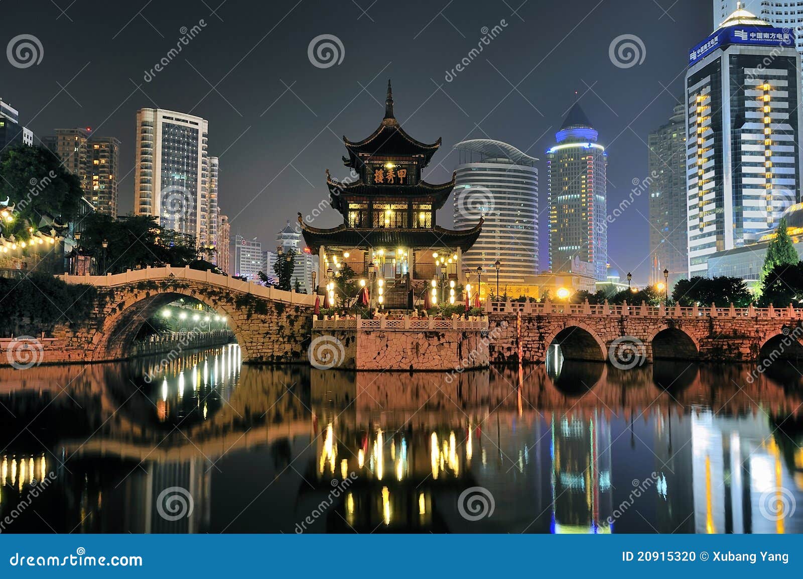 City night scene editorial image. Image of beautiful - 20915320