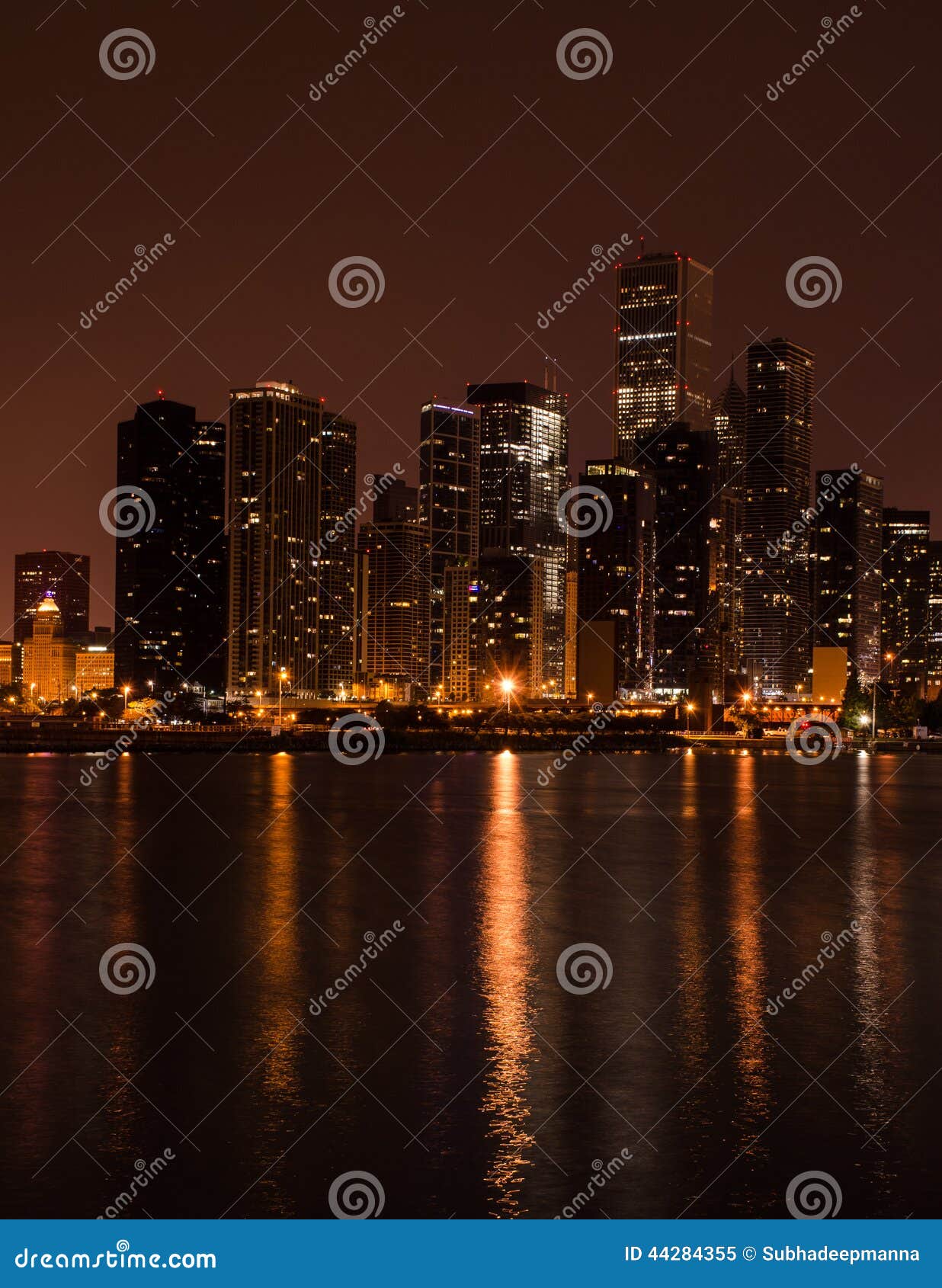 City Nightscape in the Evening Stock Image - Image of beautiful ...