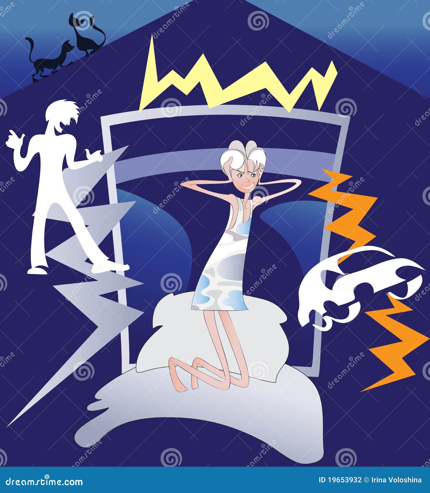 City noise stock illustration. Illustration of building - 19653932