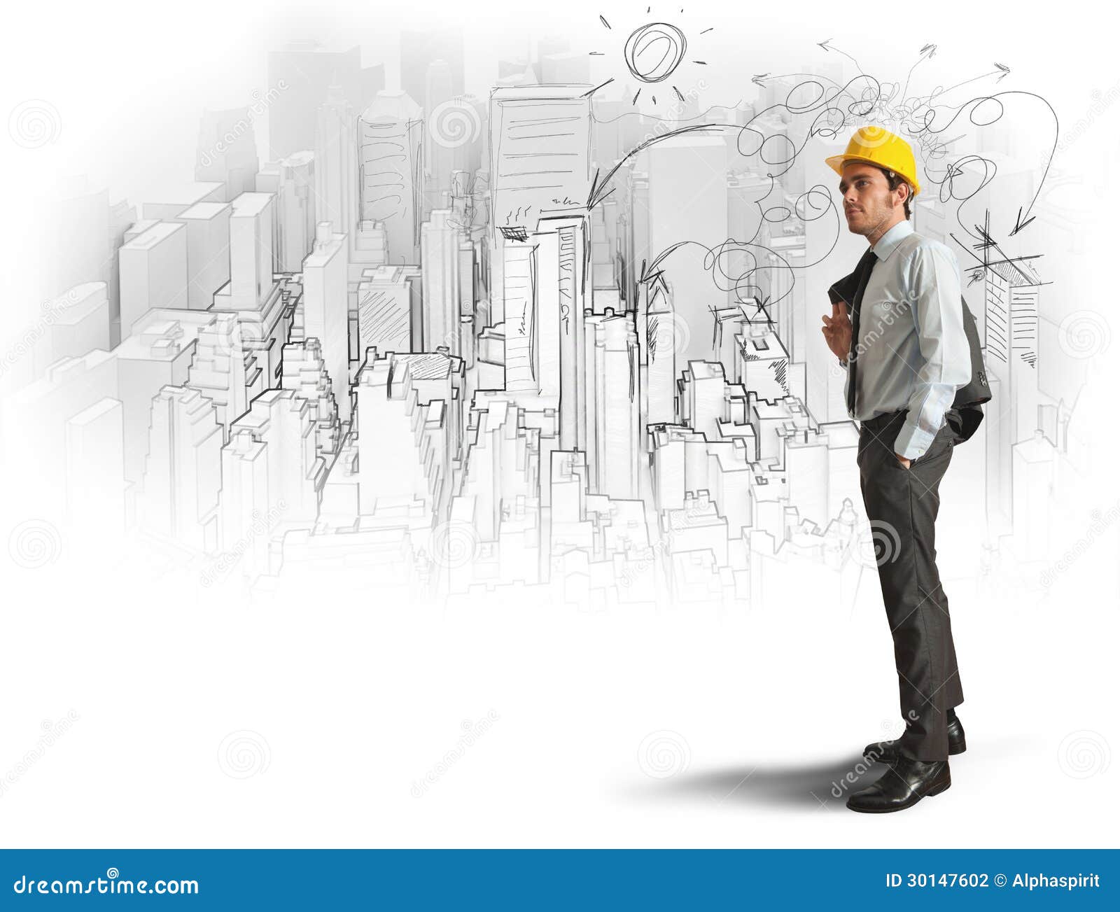 Sketch of an architect stock photo. Image of creative - 30147602 Sketch of an architect stock photo. Image of creative - 30147602