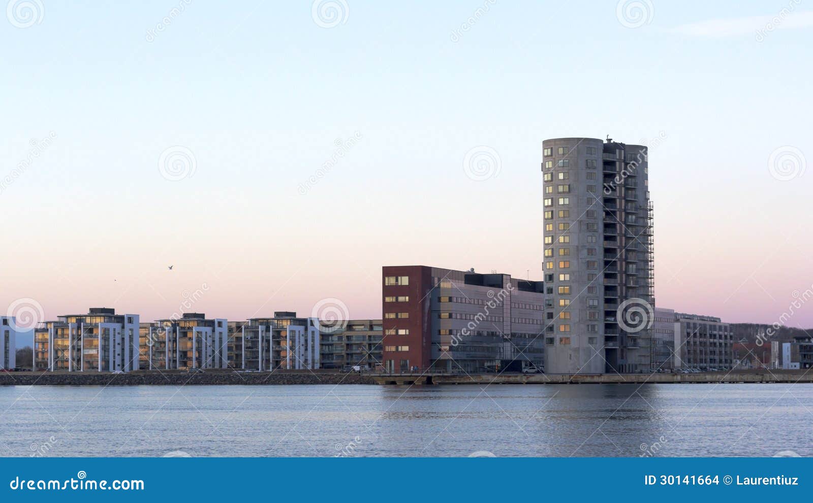 City on shoreside stock photo. Image of renovation, sight - 30141664