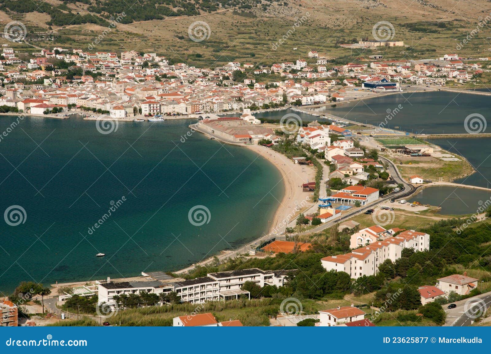 City of Pag stock image. Image of travel, historical - 23625877