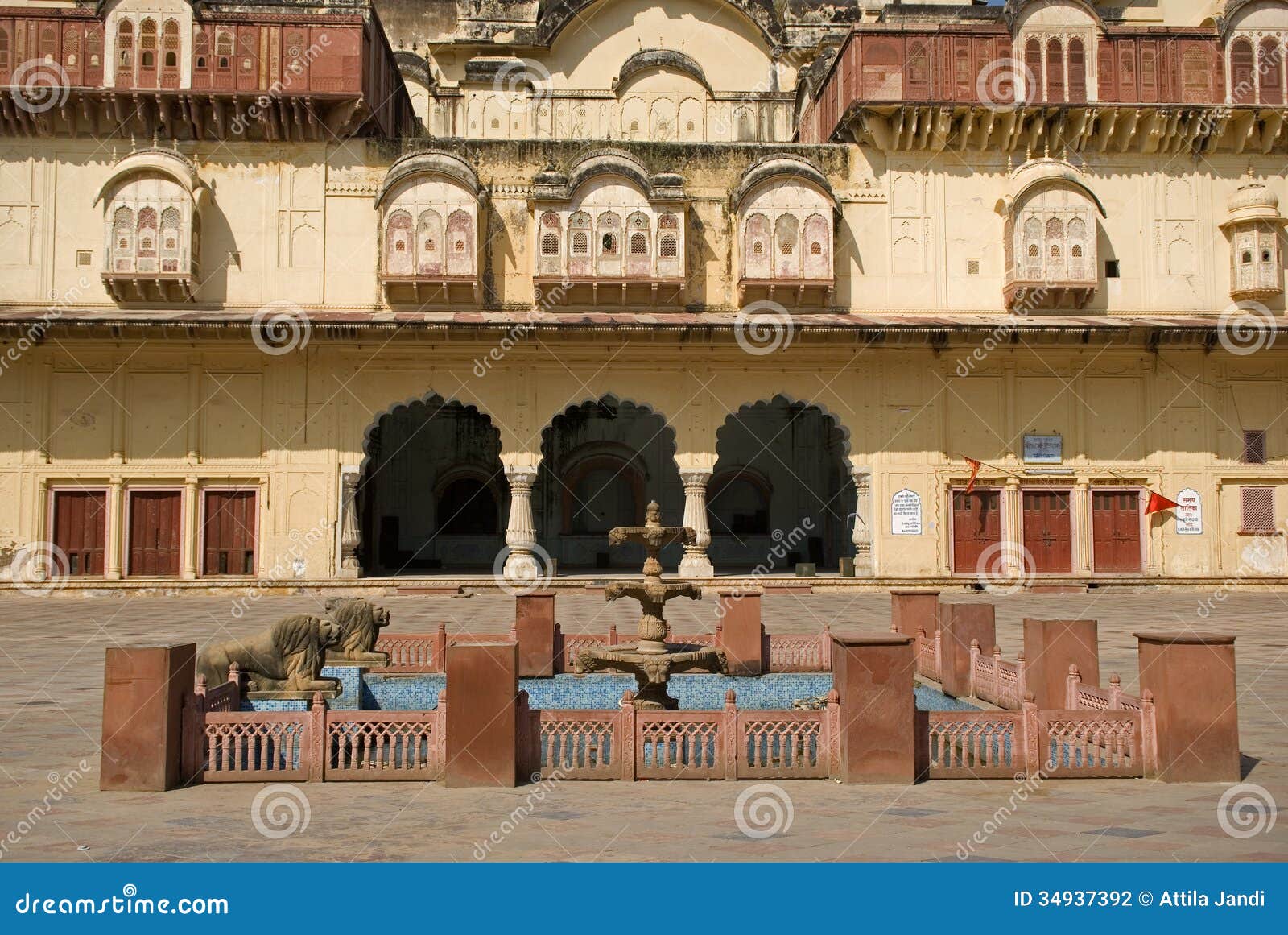 City Palace, Alwar, Rajasthan, India Stock Photo - Image of brick ...