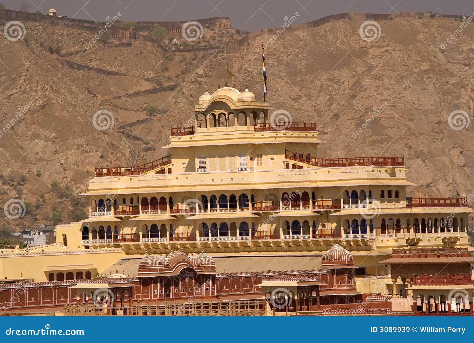 City Palace complex Jaipur stock image. Image of mahal - 3089939