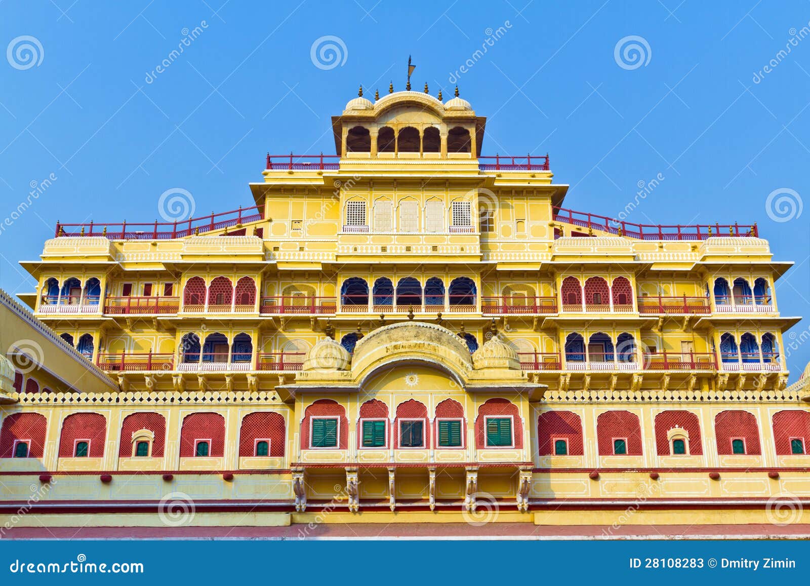 City Palace in Jaipur stock image. Image of city, asia - 28108283