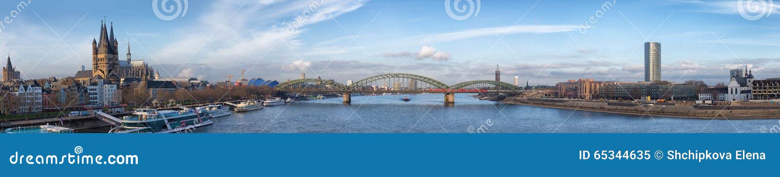 City panorama. Cologne editorial image. Image of hohenzollernbrafrac14 ...