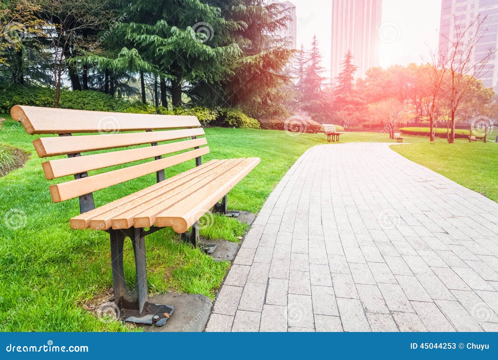 City park stock image. Image of green, meadow, spring - 45044253