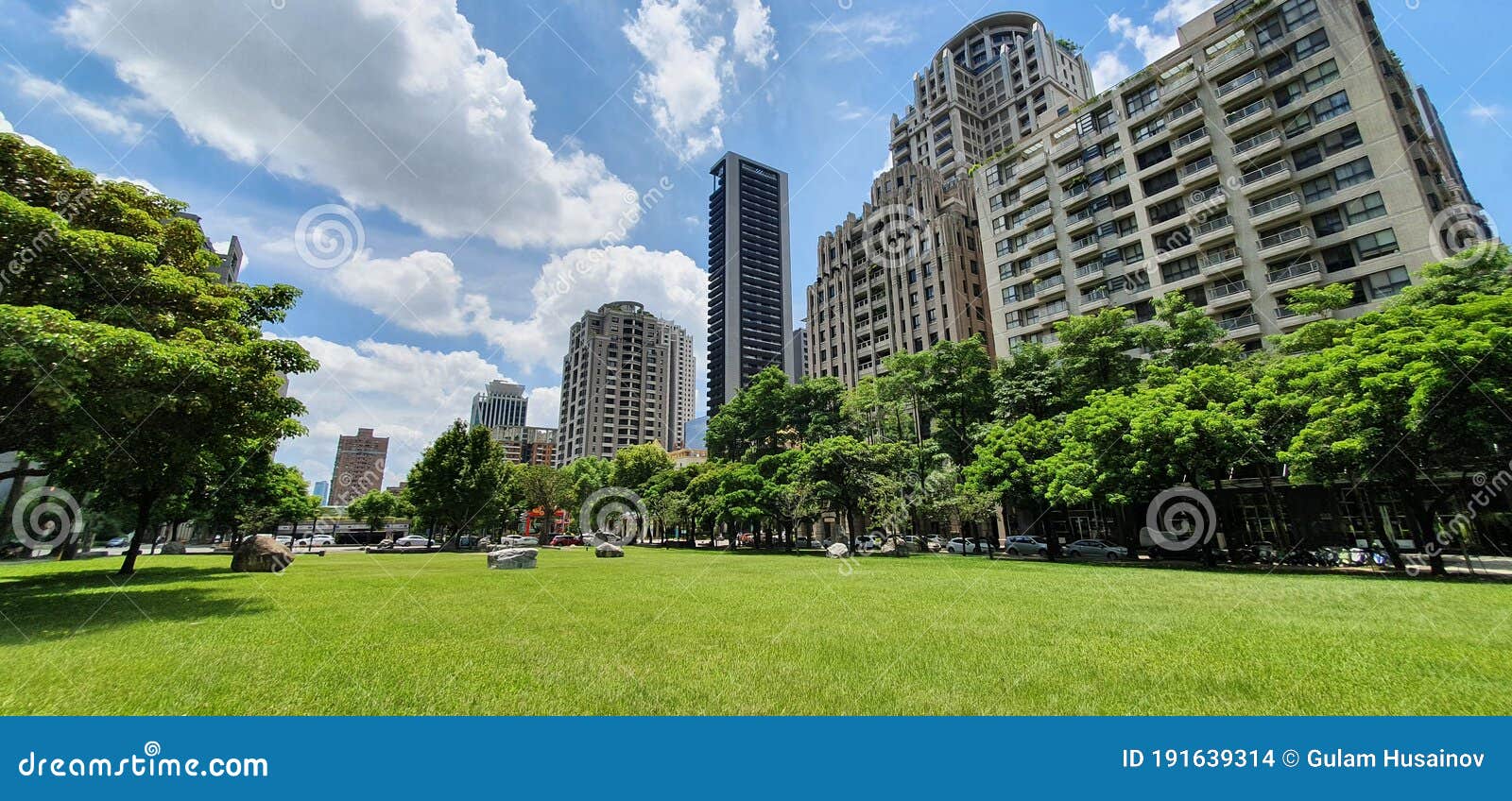 City Parks. Buildings stock photo. Image of neighbourhood - 191639314